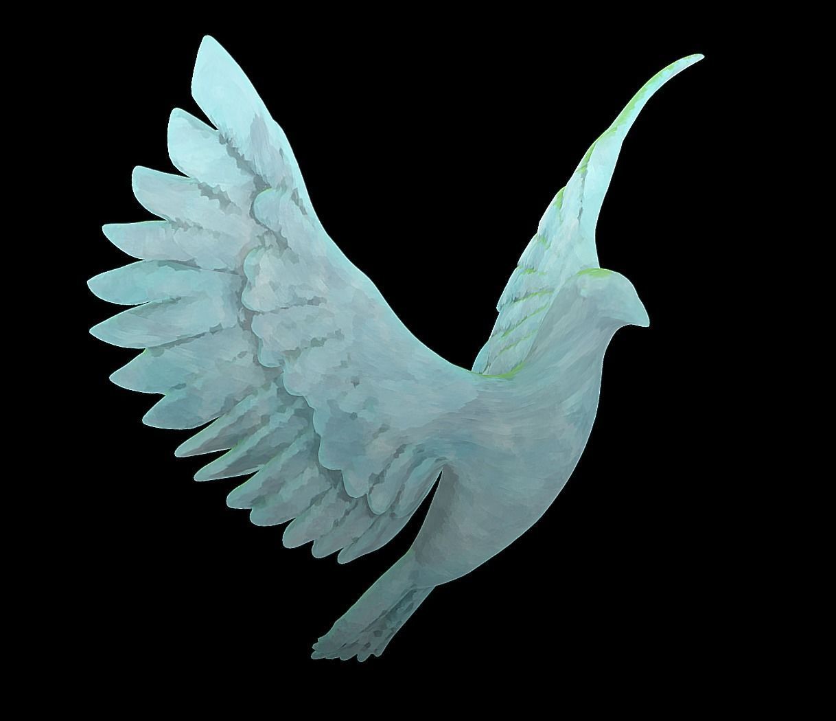 3D model Dove Full color 3d printable model VR / AR / low-poly | CGTrader