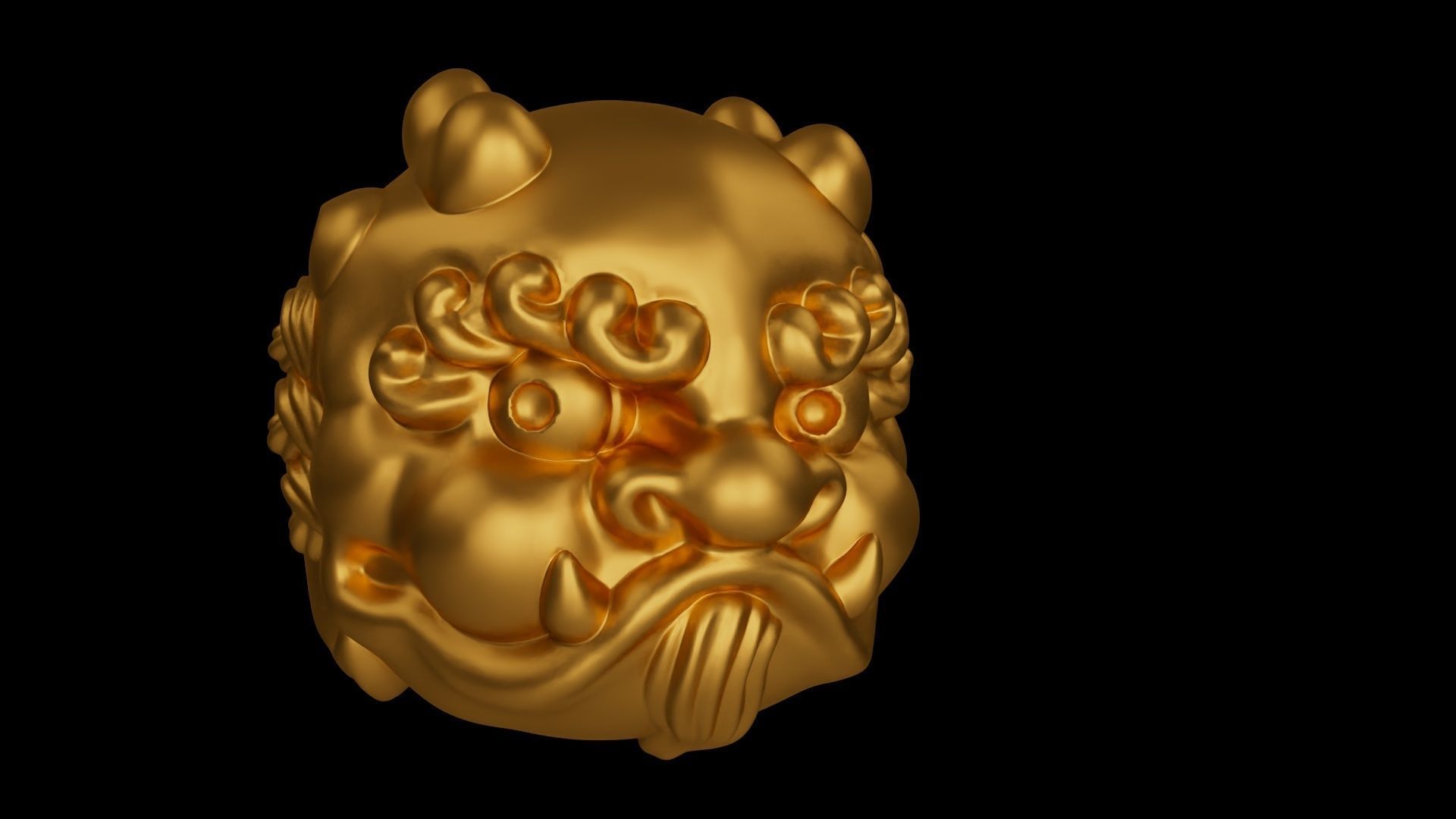Round carving 3D model 3D printable | CGTrader