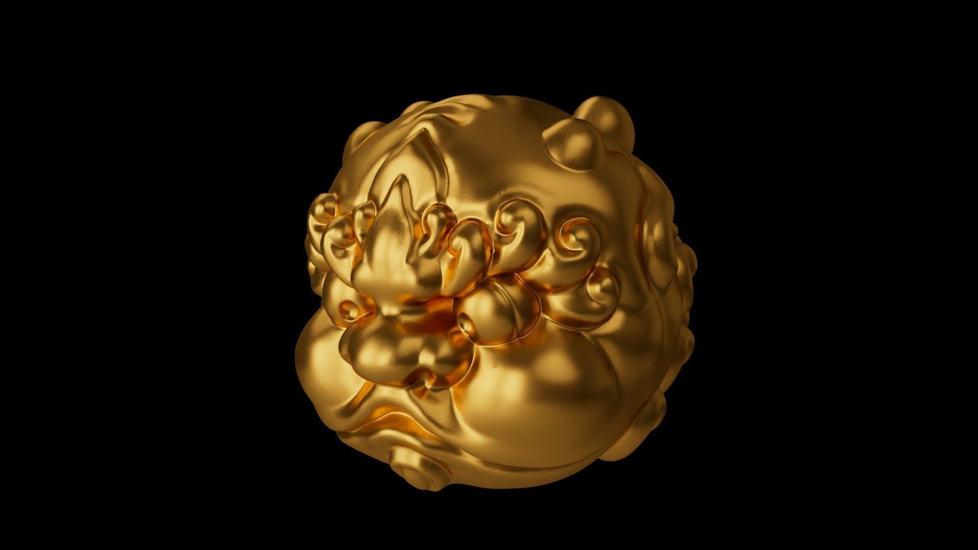 Round carving 3D model 3D printable | CGTrader