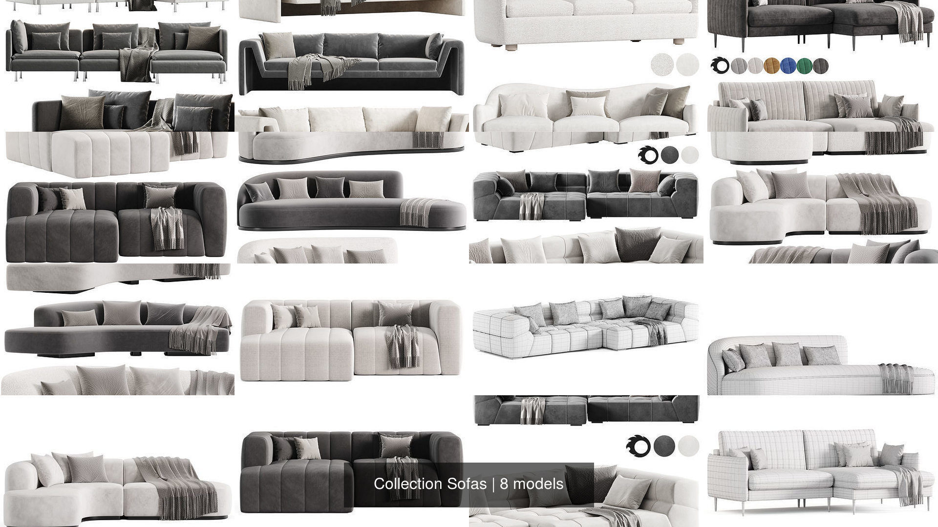 Collection Sofas | CGTrader