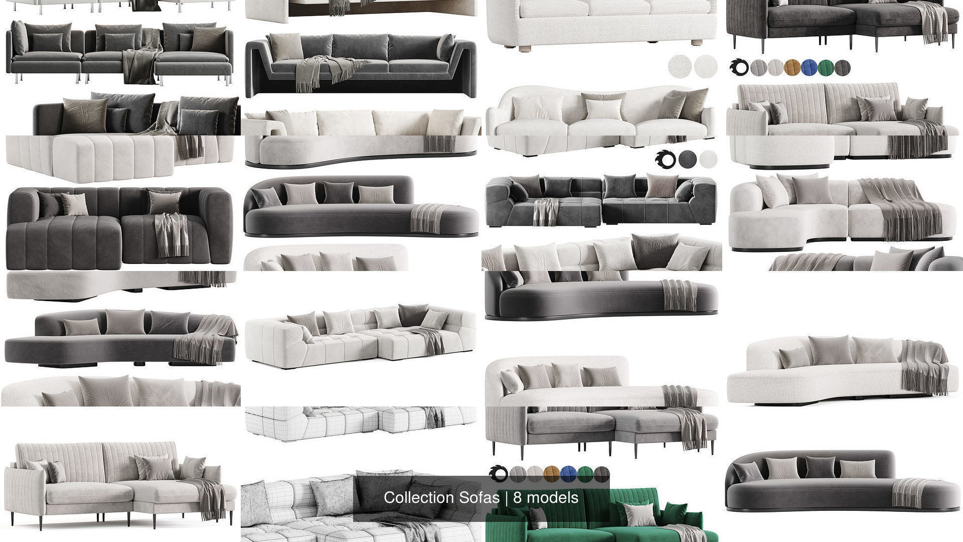 Collection Sofas | CGTrader