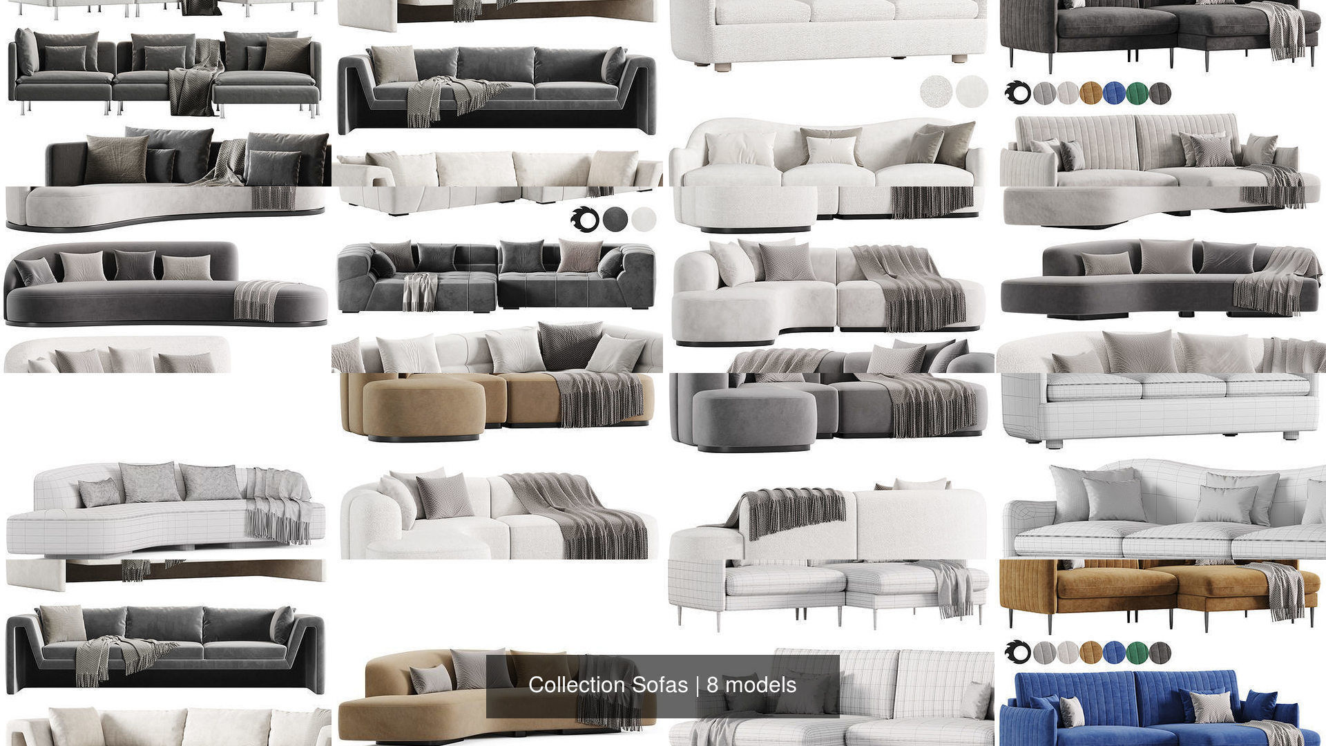 Collection Sofas | CGTrader