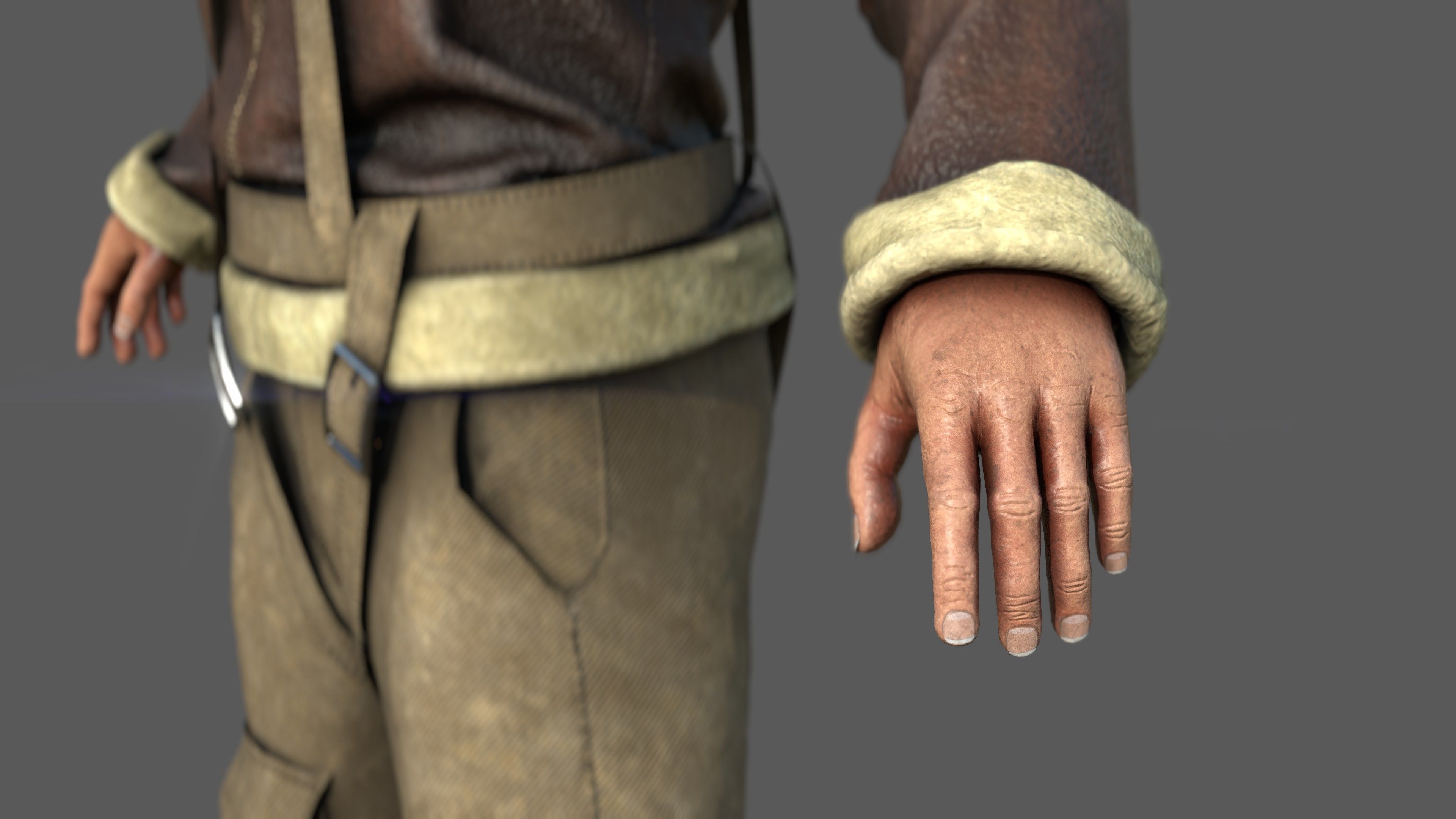 3D model WORLD WAR II PILOT VR / AR / low-poly | CGTrader