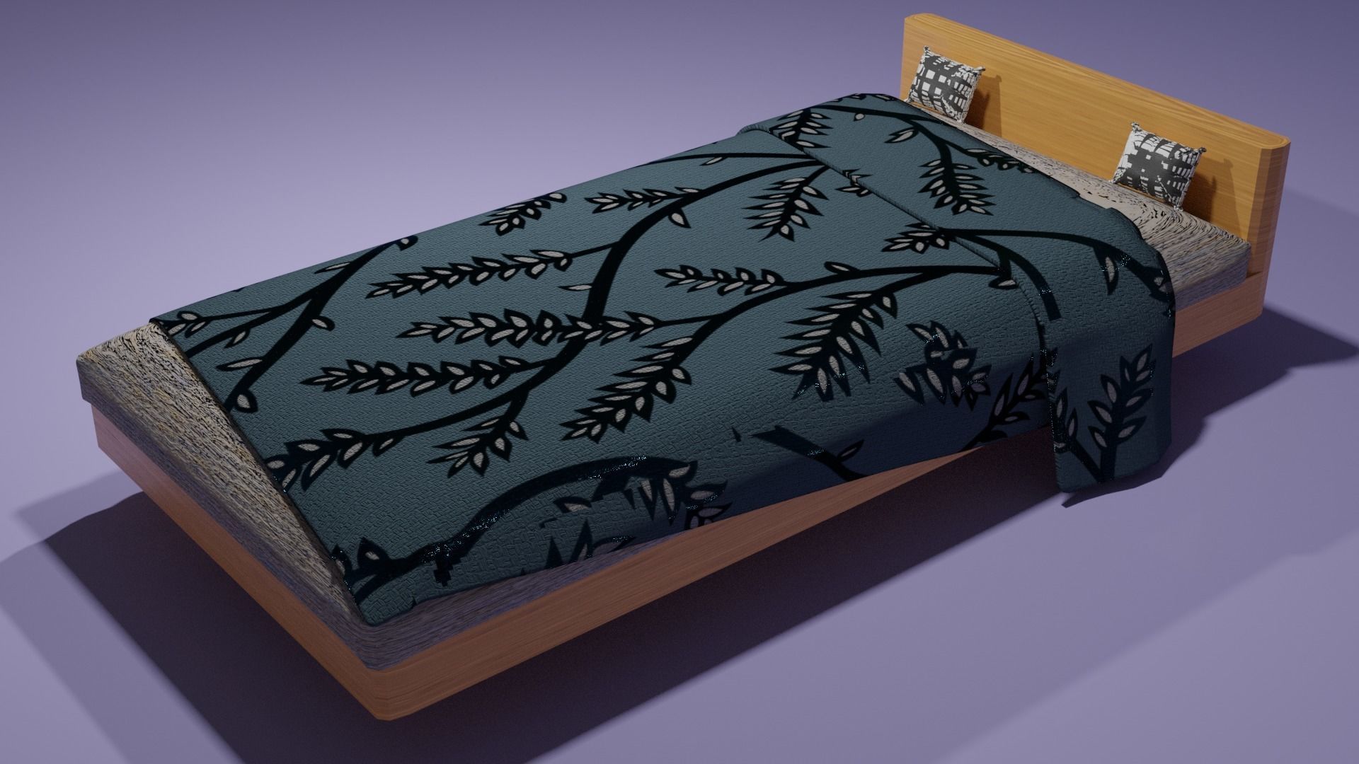 Realistic Bed free 3D model | CGTrader