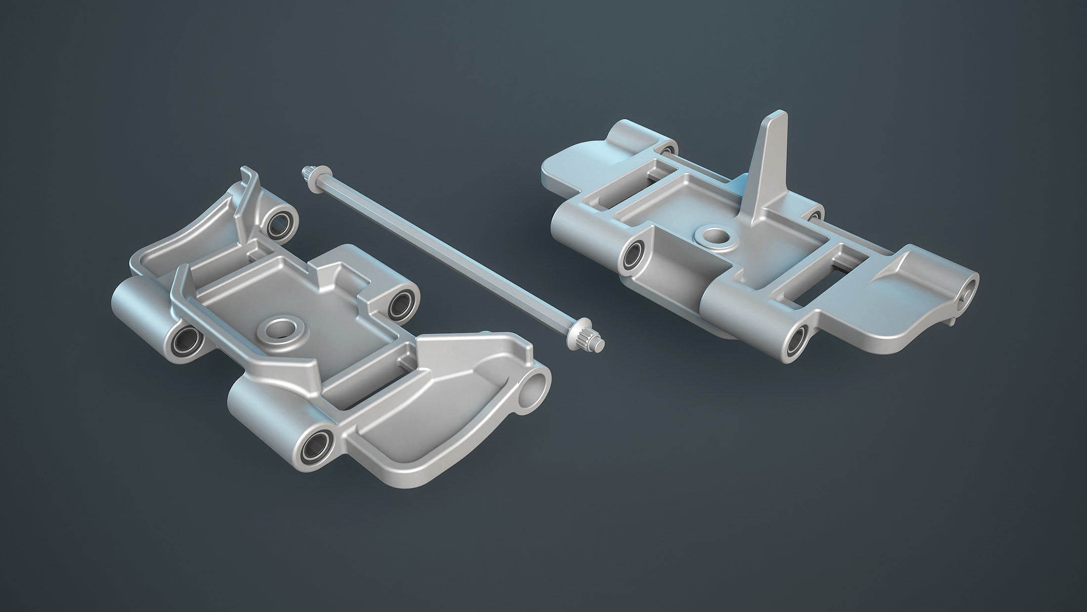 3D model M113 APC Track Link T130 T130E1 3D-Models Set VR / AR / low ...