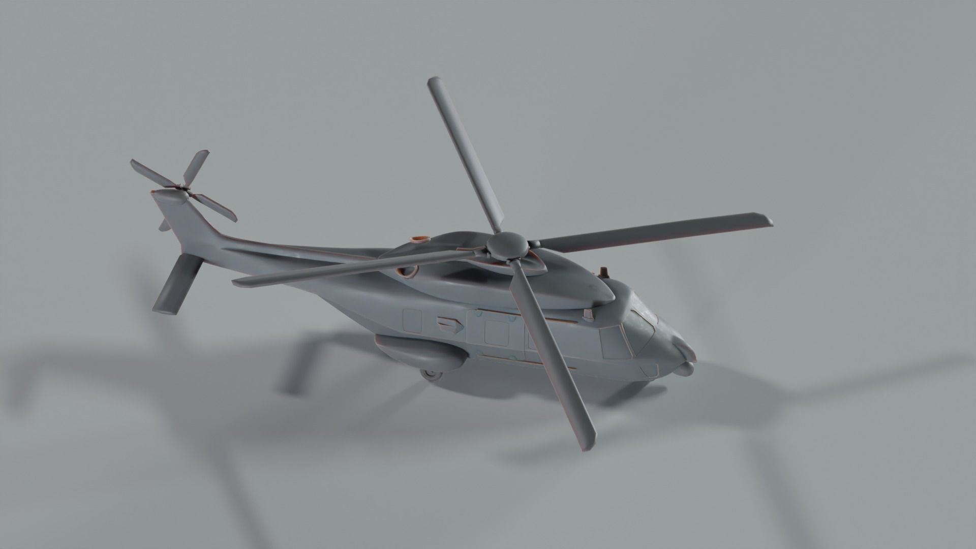 NH90 TTH army helicopter 3D model 3D printable | CGTrader