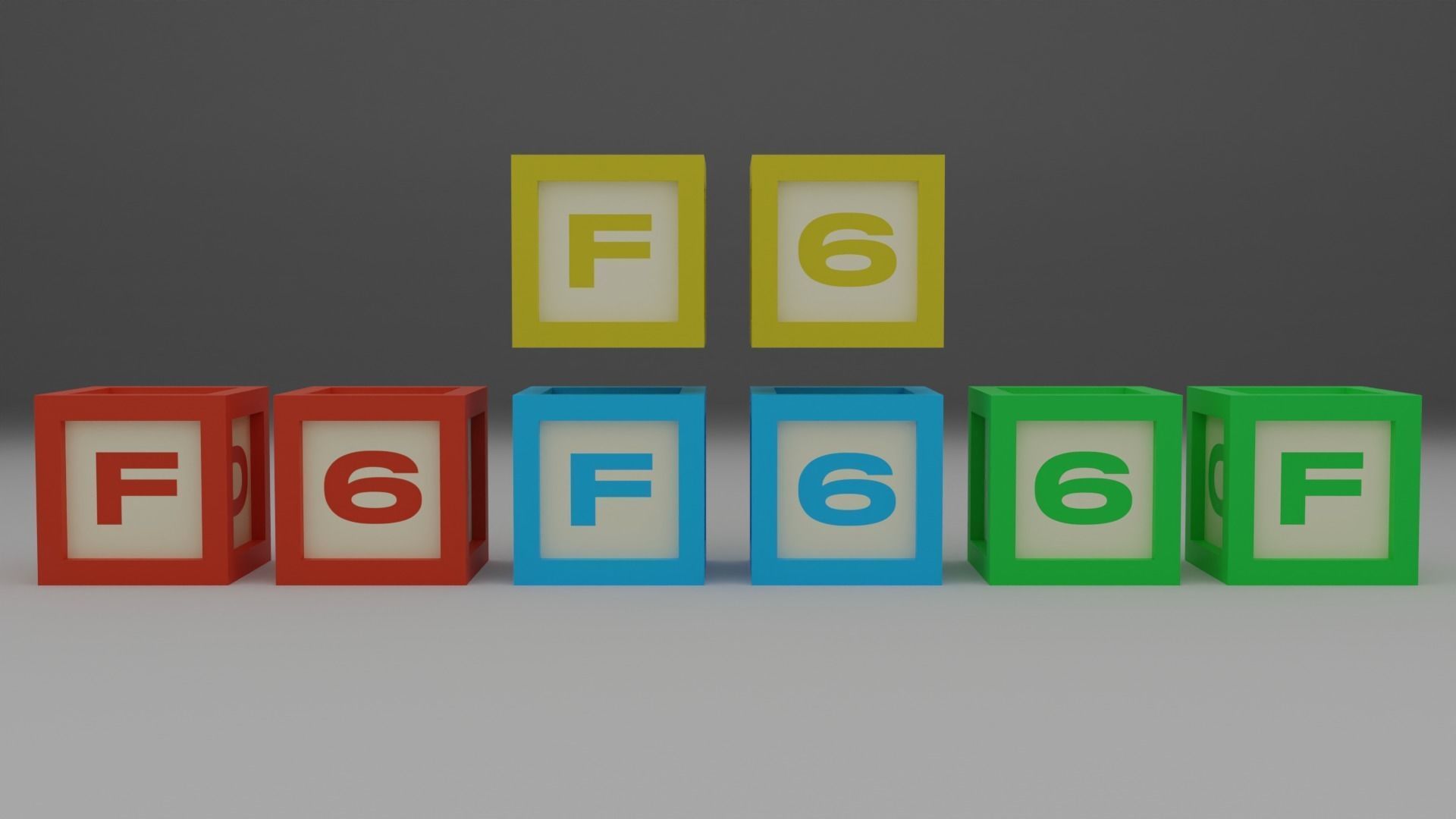 3D model Alphabet Number Blocks Game Ready VR / AR / low-poly | CGTrader