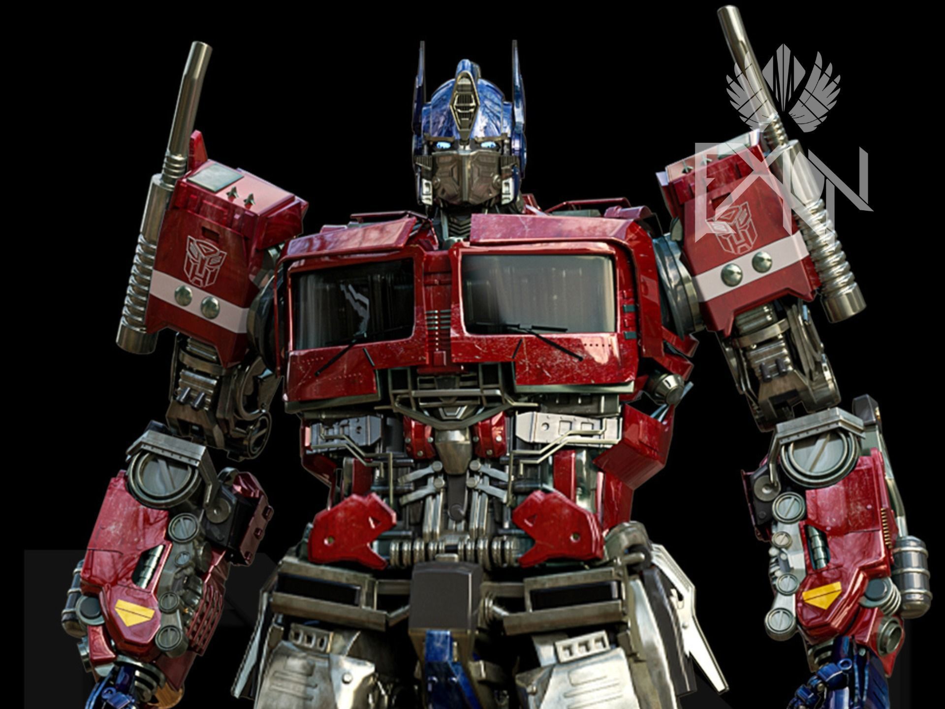 Transformers Optimus Prime Bumblebee Movie ver 3D model rigged | CGTrader