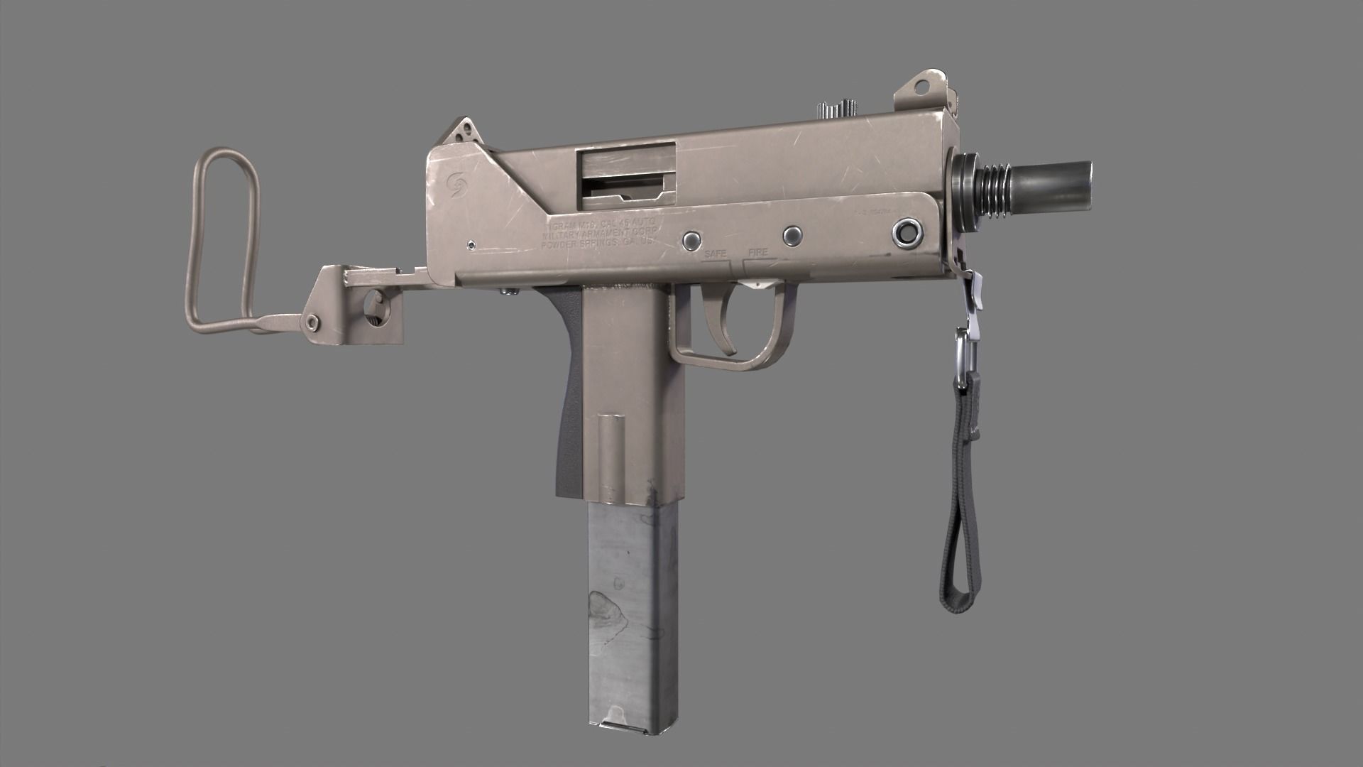 3D model Mac10 Game Model VR / AR / low-poly | CGTrader