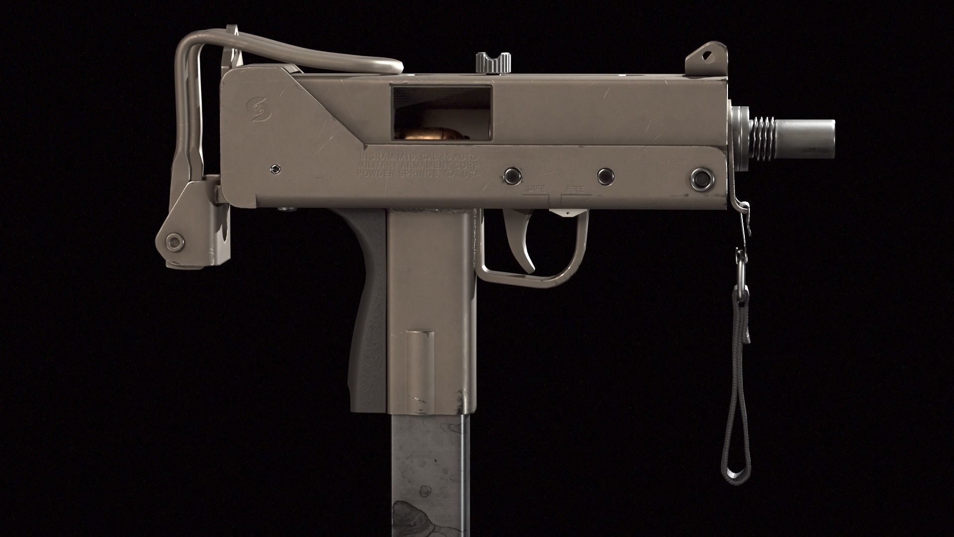3D model Mac10 Game Model VR / AR / low-poly | CGTrader