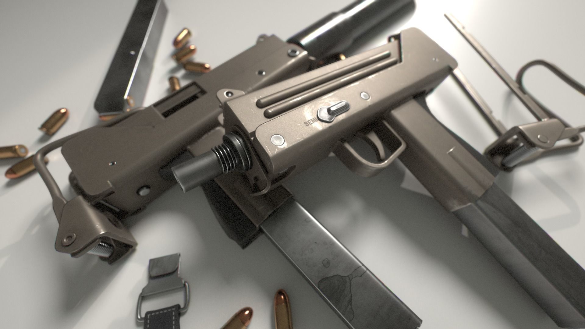 3D model Mac10 Game Model VR / AR / low-poly | CGTrader