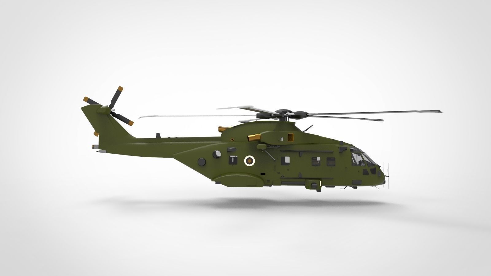 AW101 EH101 Merlin 3D model | CGTrader