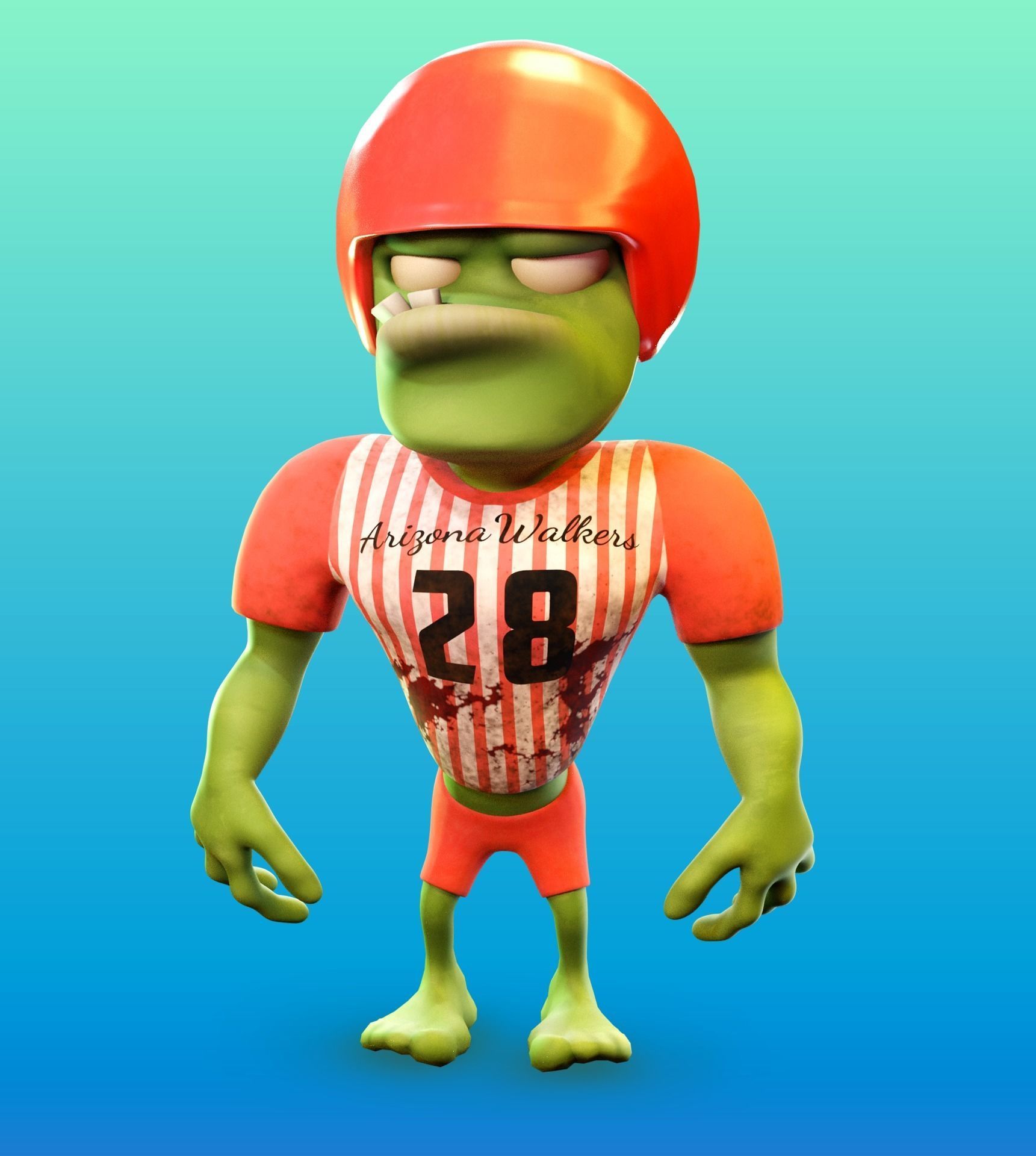 3D model Stylized Zombies II Big Boy and Silly VR / AR / low-poly ...