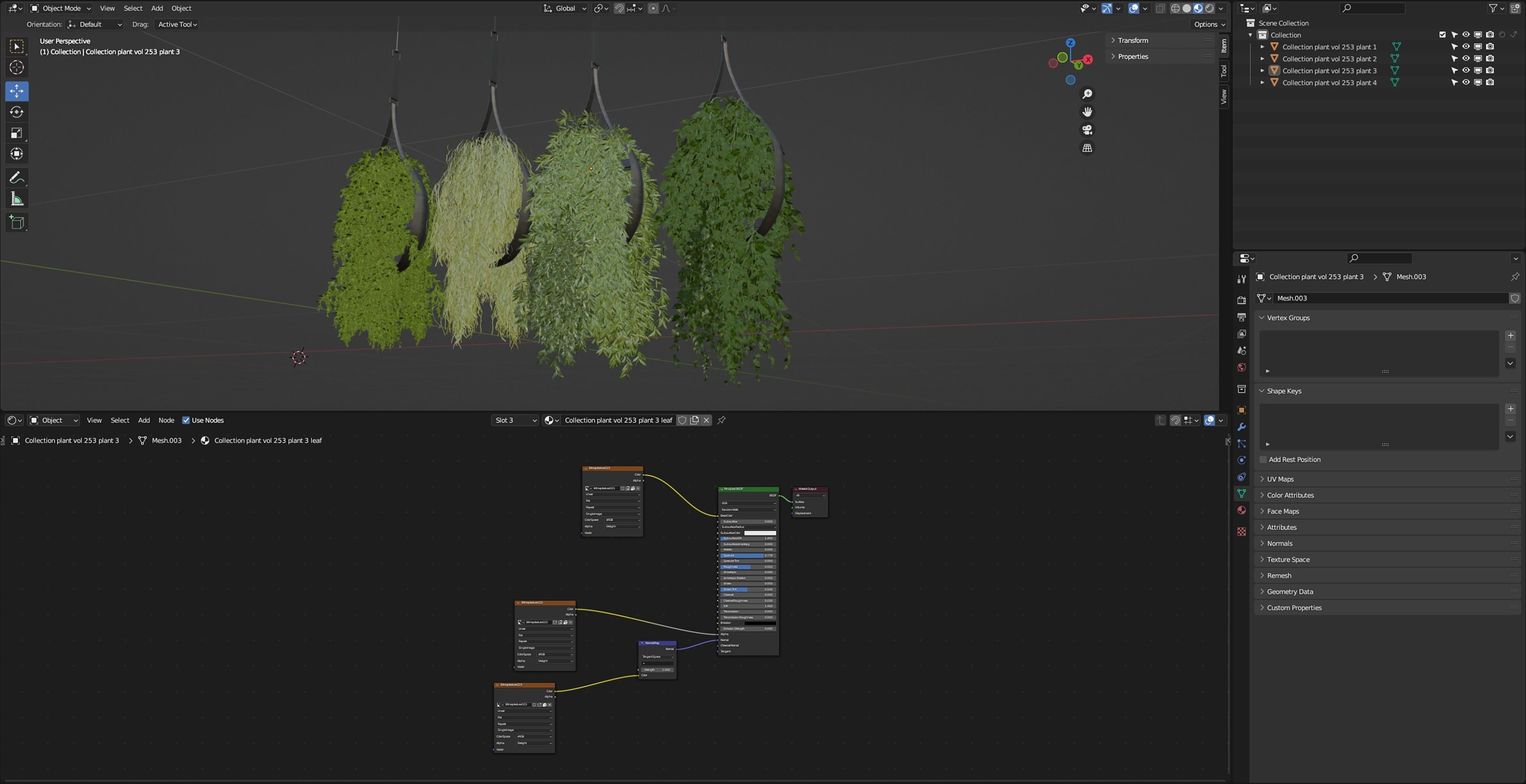 Collection plant vol 253 - blender model 3D model | CGTrader