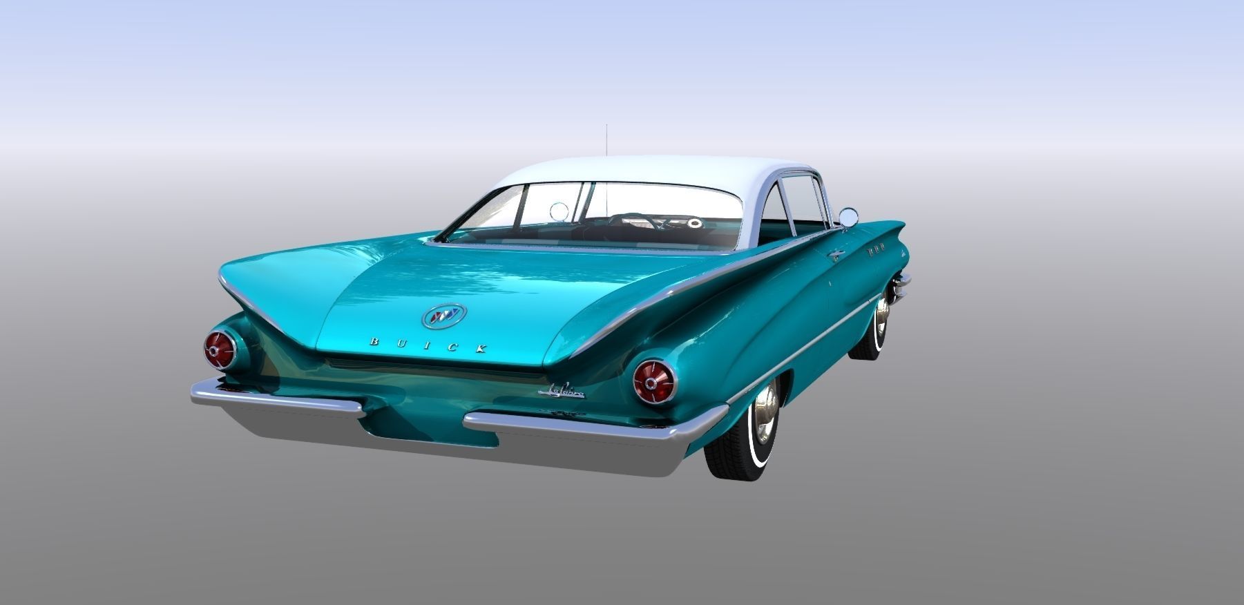 LeSabre 1960 3D model | CGTrader