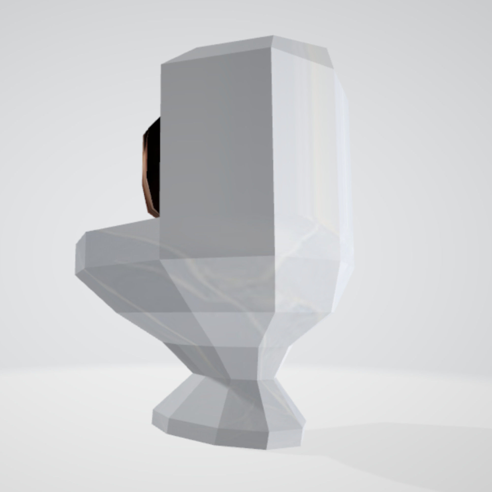 3D model Skibidi Toilet Head Rigged VR / AR / low-poly | CGTrader