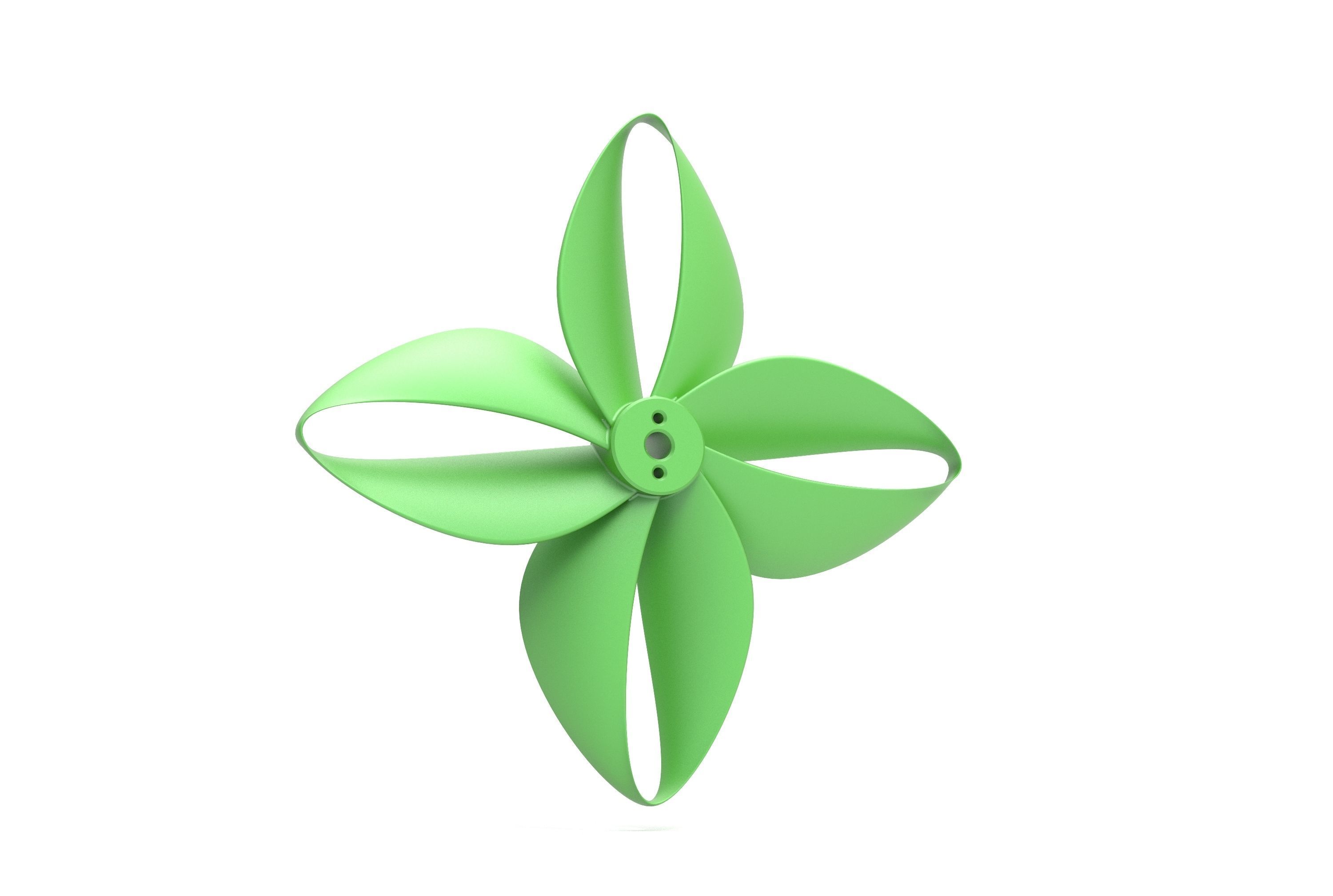 Toroidal drone propeller - 4 blades 3D model 3D printable | CGTrader