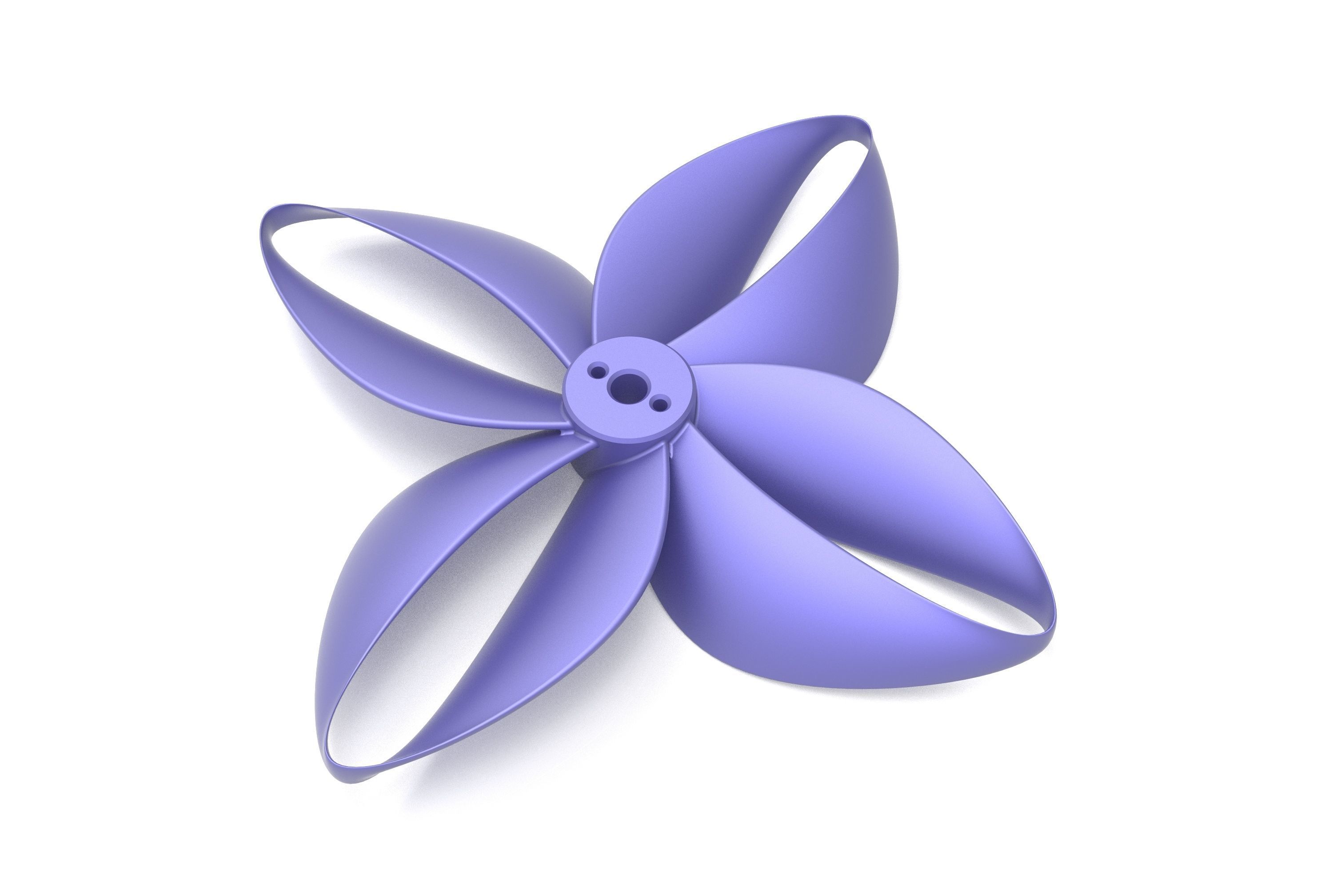 Toroidal drone propeller - 4 blades 3D model 3D printable | CGTrader