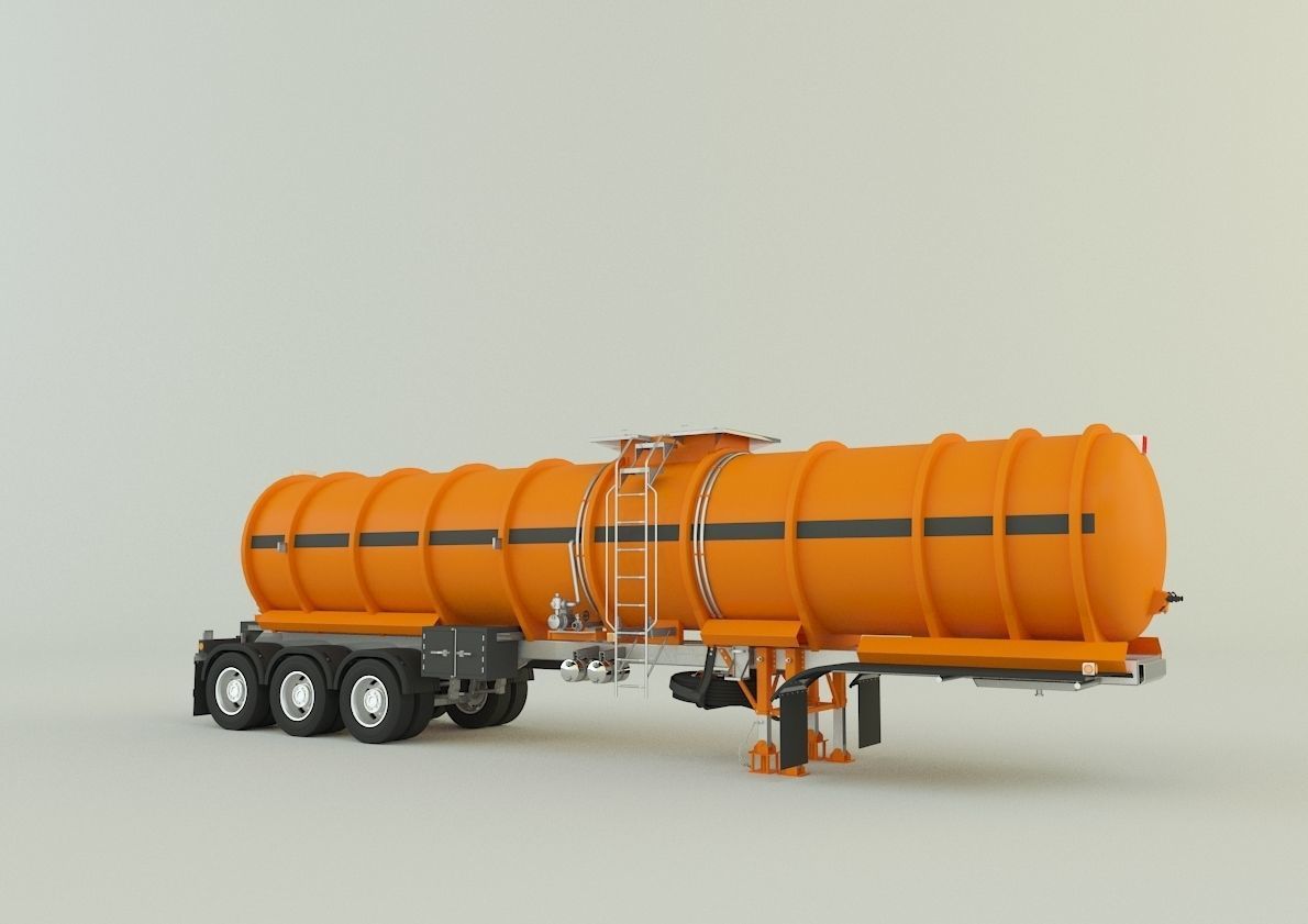 truck trailer 777 3D model | CGTrader