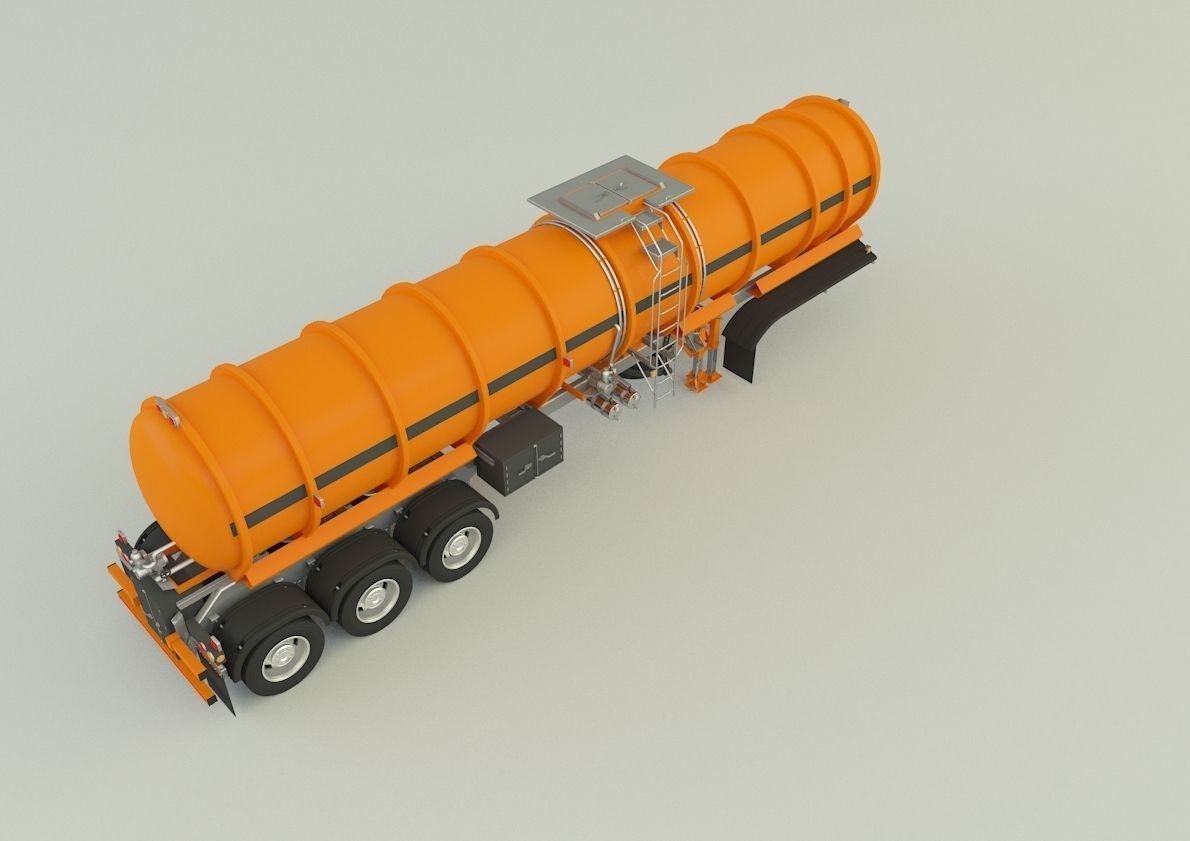 truck trailer 777 3D model | CGTrader