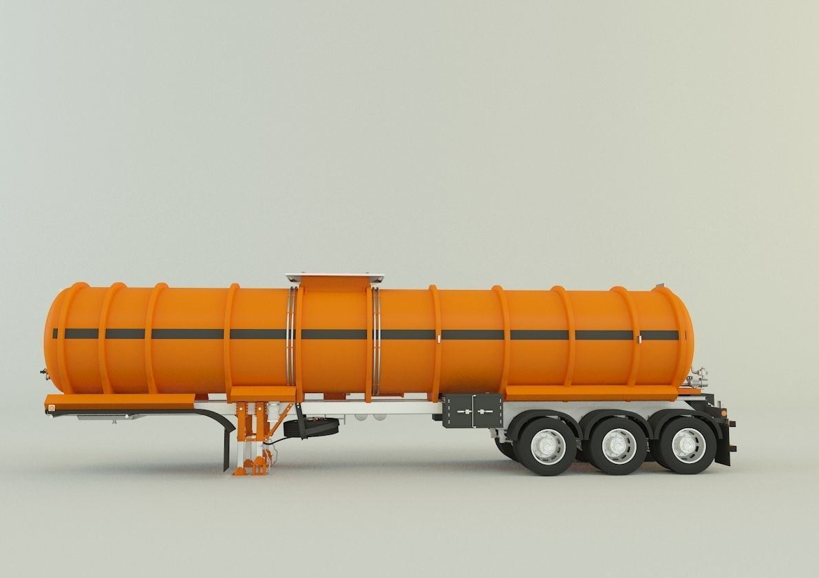 truck trailer 777 3D model | CGTrader