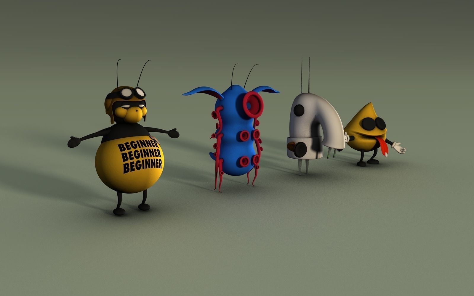 Simple Cartoon Figures 3D model | CGTrader