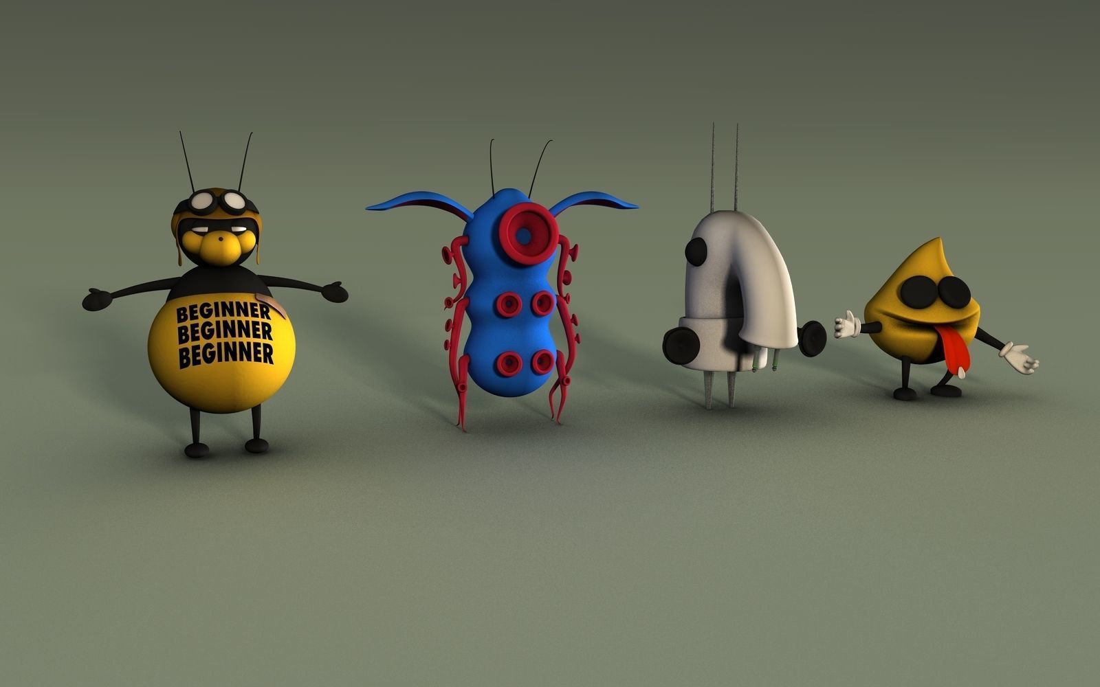 Simple Cartoon Figures 3D model | CGTrader