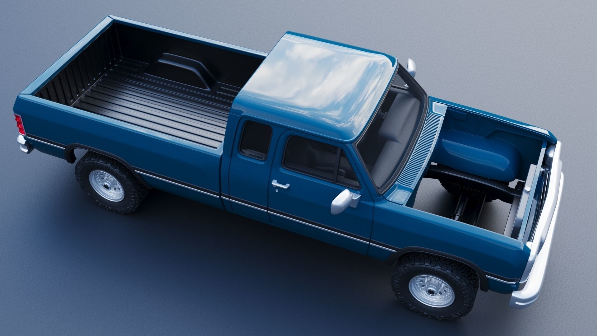 Dodge Ram 250 - 1991 3D model 3D printable | CGTrader