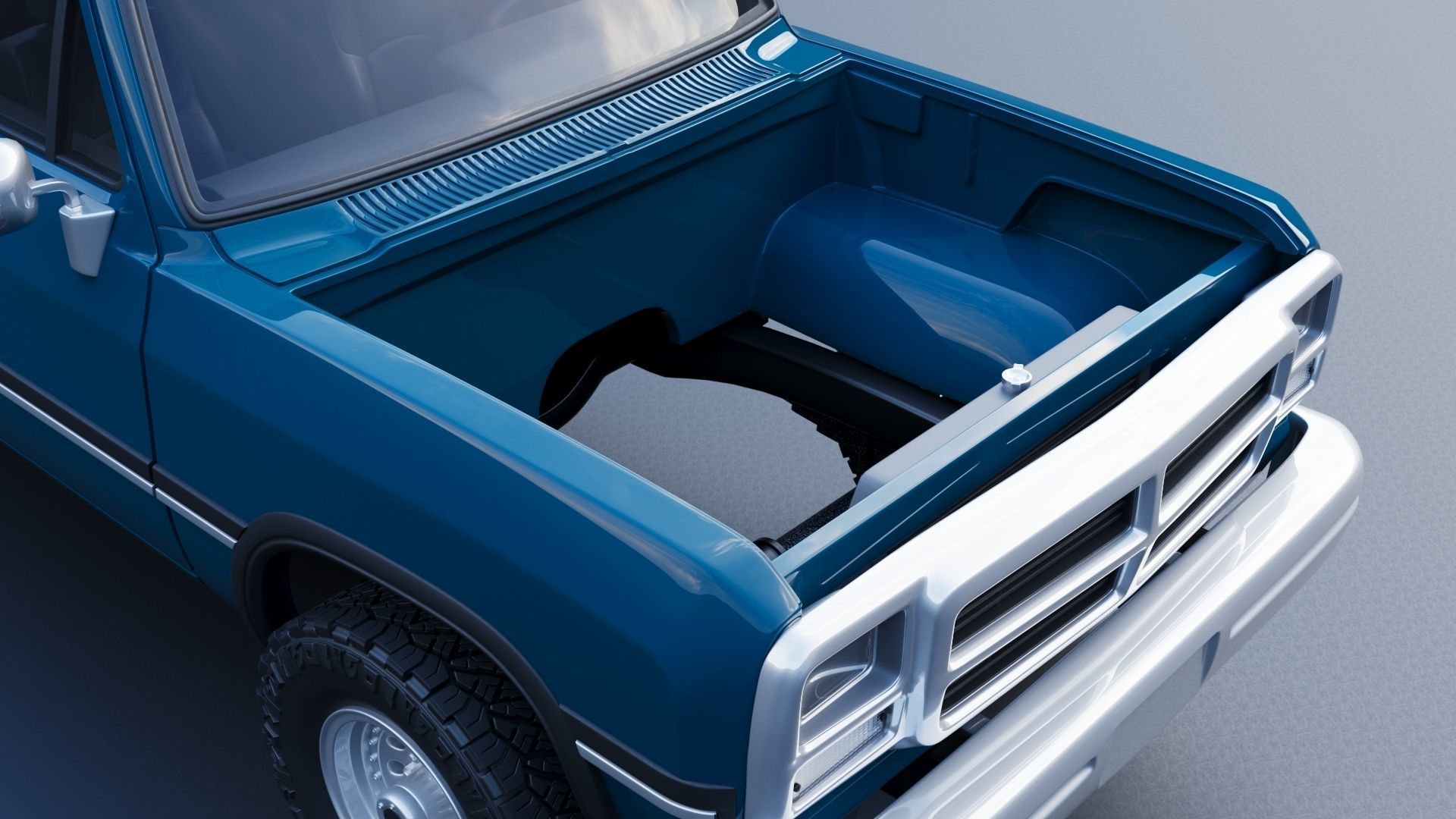 Dodge Ram 250 - 1991 3D model 3D printable | CGTrader