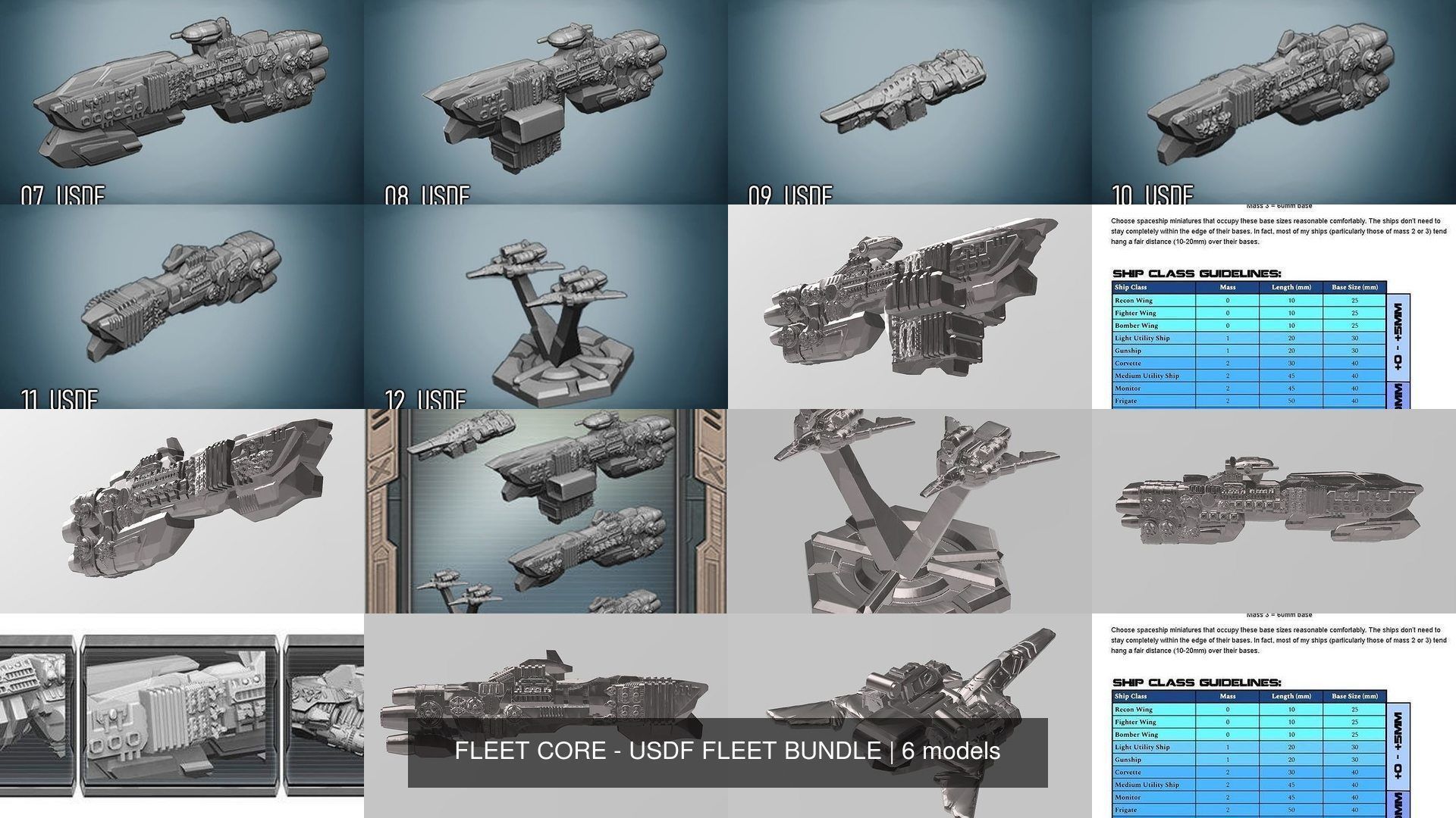 FLEET CORE - USDF FLEET BUNDLE 3D Model Collection | CGTrader