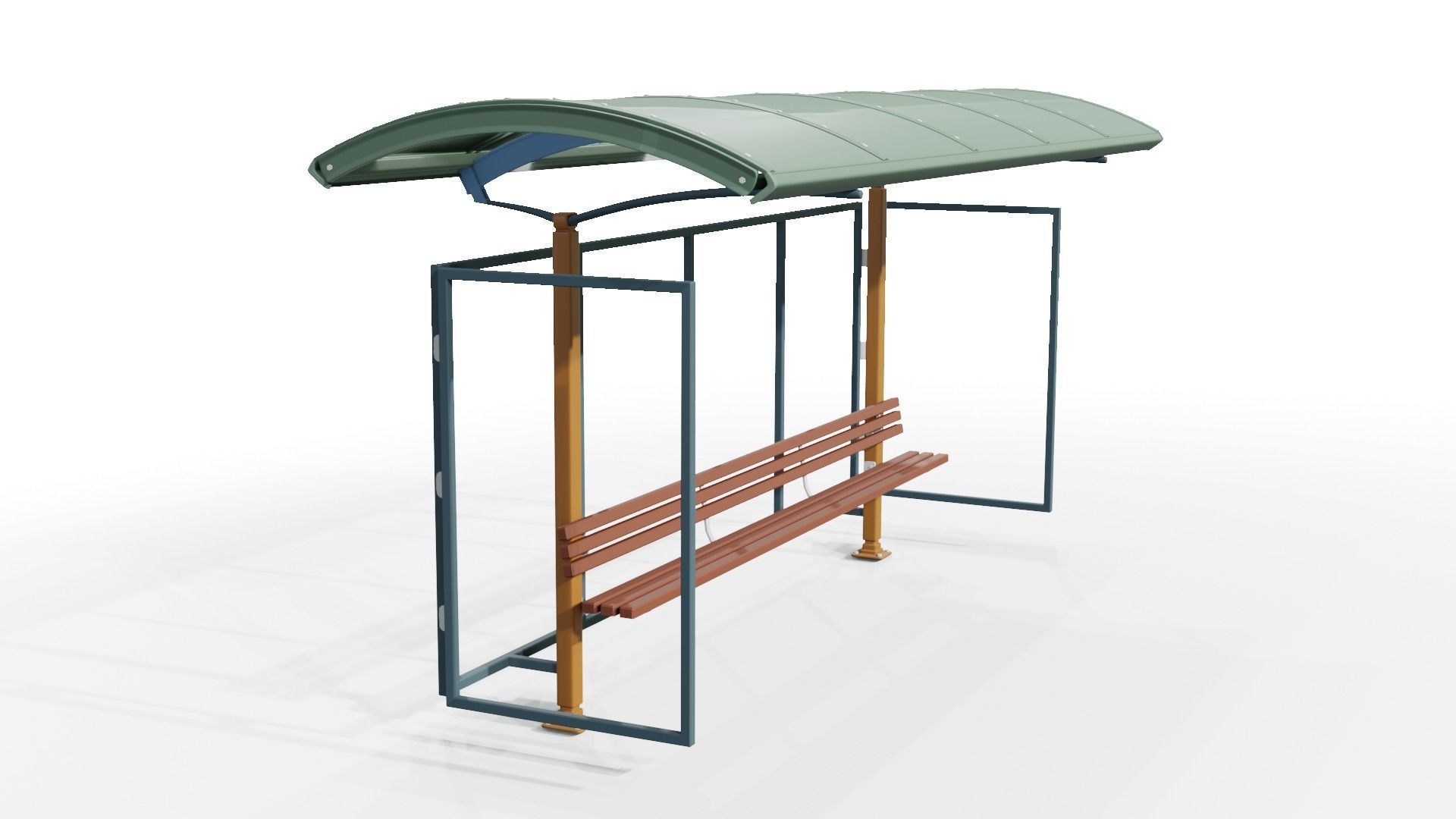Bus Stand Waiting Area free VR / AR / low-poly 3D model | CGTrader