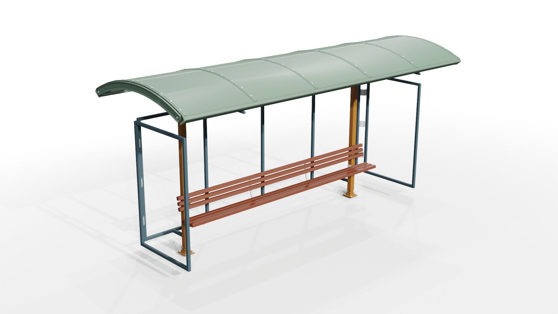 Bus Stand Waiting Area free VR / AR / low-poly 3D model | CGTrader