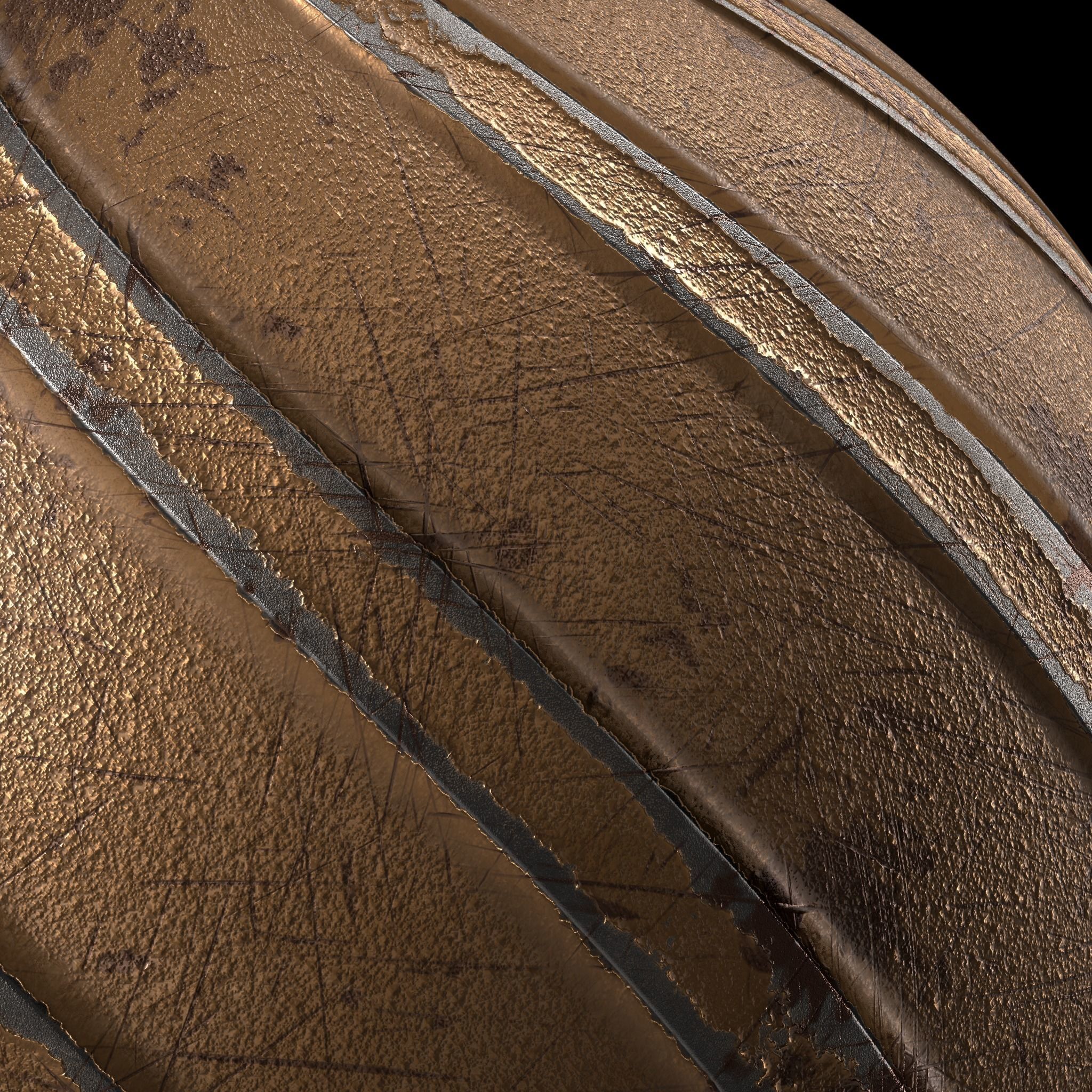 Texture Metal Materials 40- Metal panels By Painting Pbr 4k Sbsar VR ...