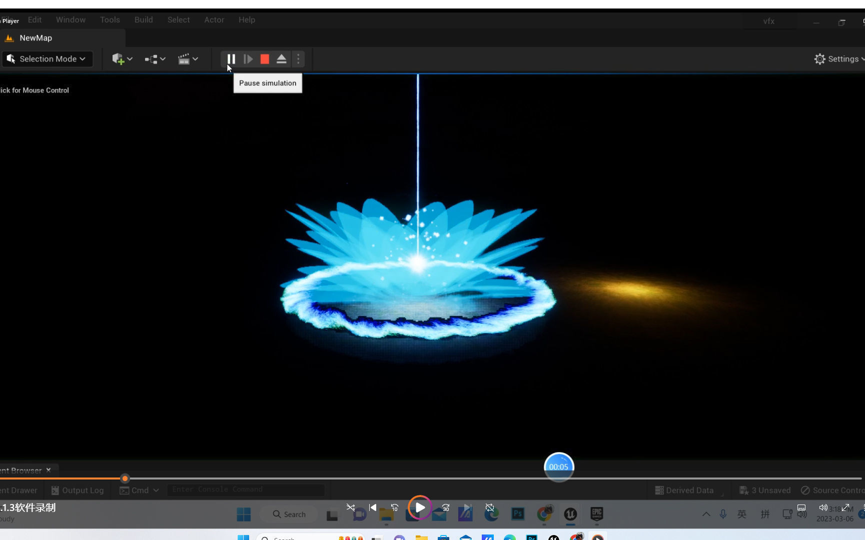 3D model Unreal engine 5 particles flower FX animation VR / AR / low-poly | CGTrader