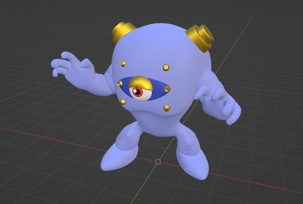 Dark Moon Mega Man V 3D model rigged | CGTrader