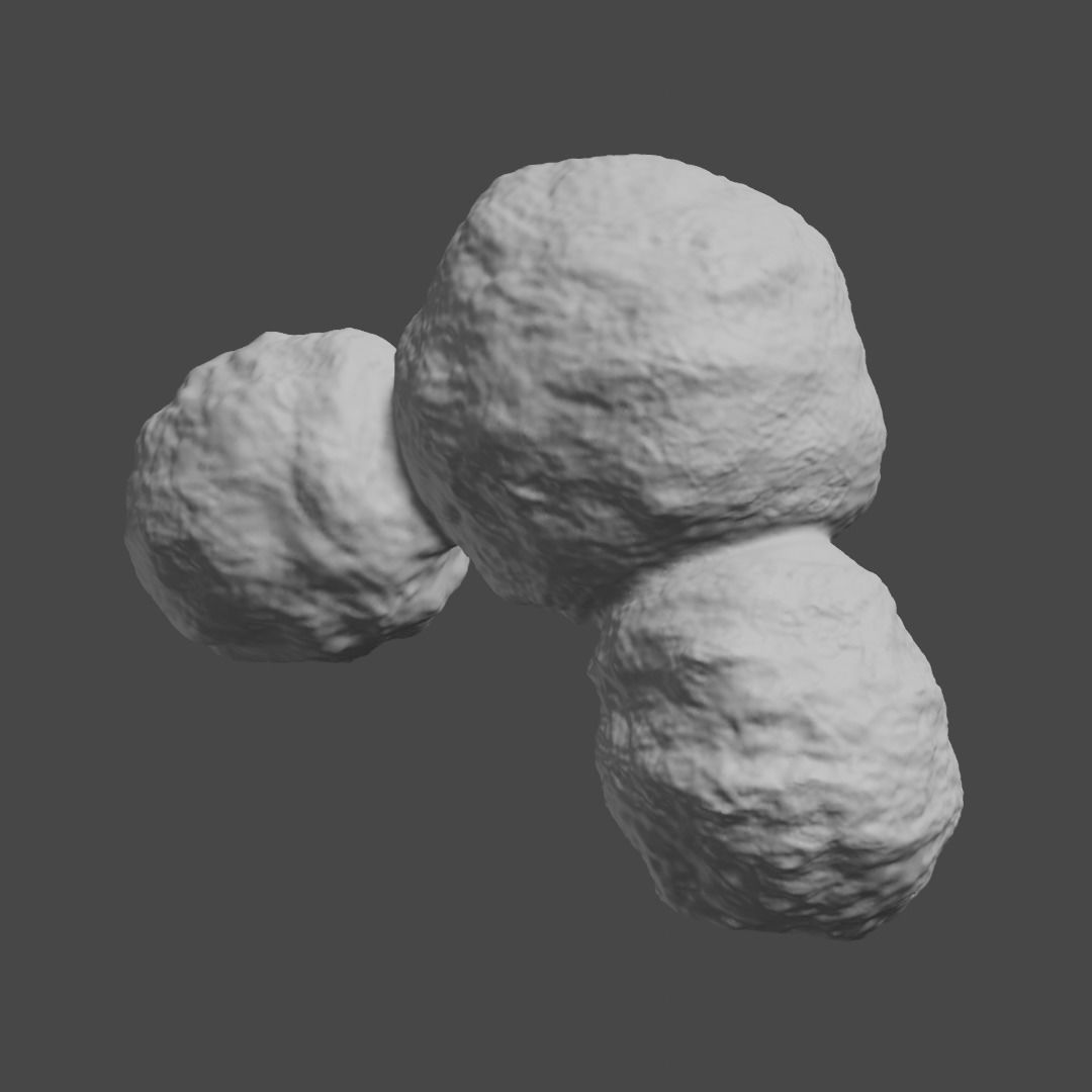 H2O Water Molecule free 3D model | CGTrader