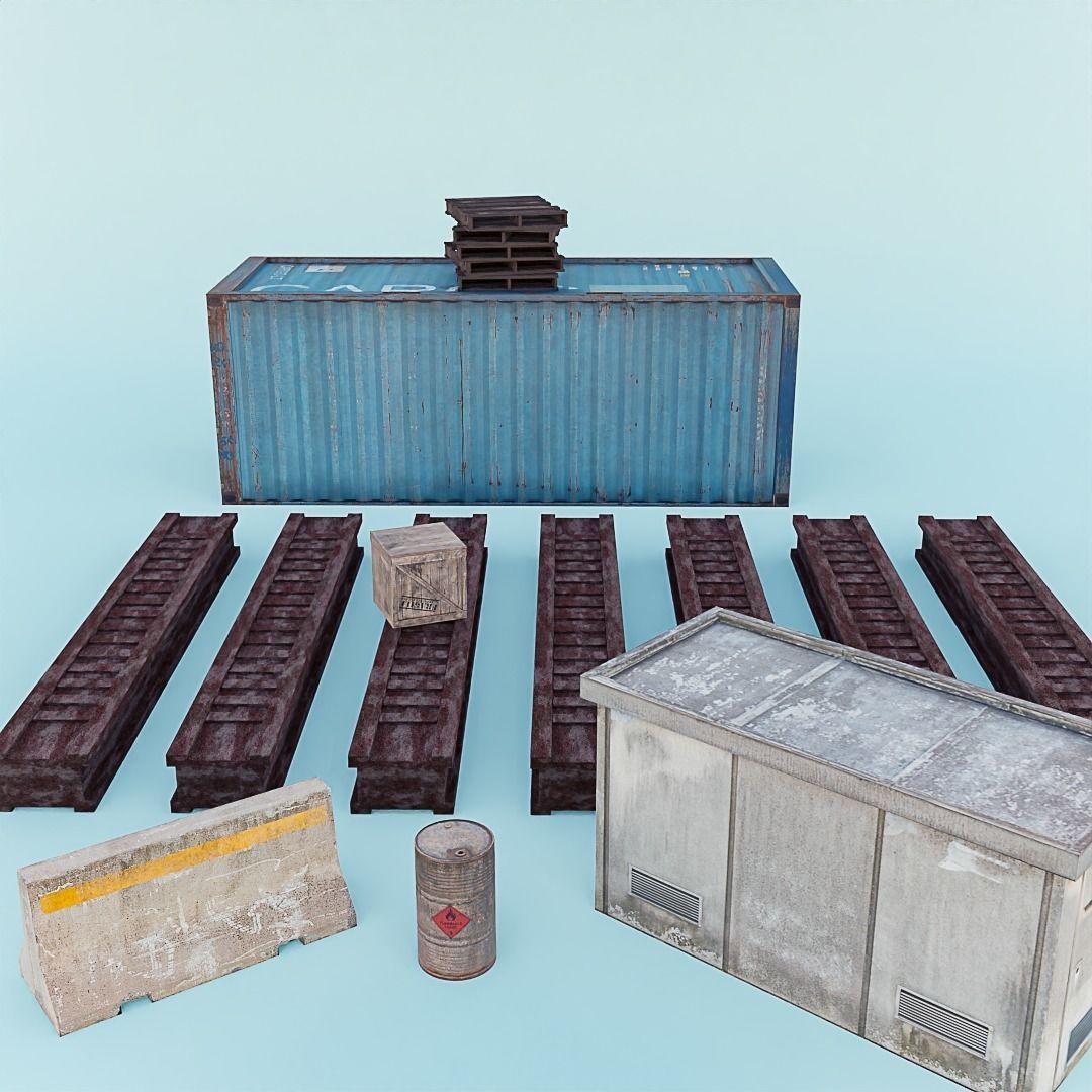 3D model Construction Prop VR / AR / low-poly | CGTrader