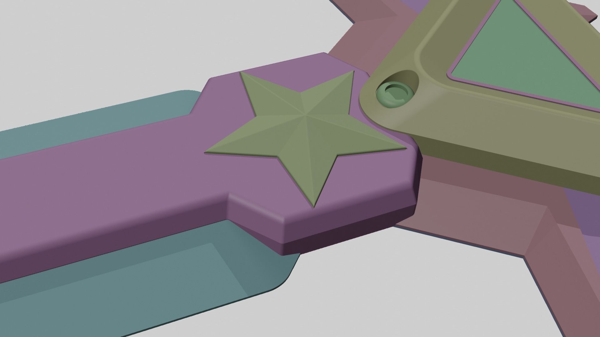 Arcade Riven Ultimate sword cosplay League of Legends 3D model 3D ...