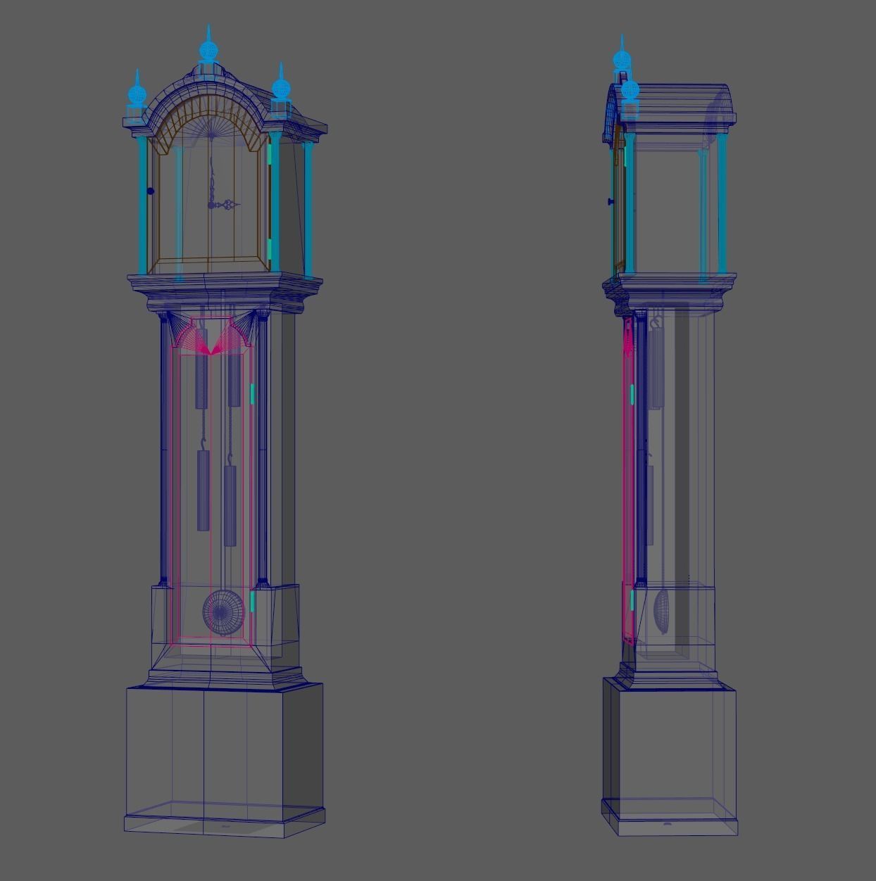 3D model Clock classic VR / AR / low-poly | CGTrader