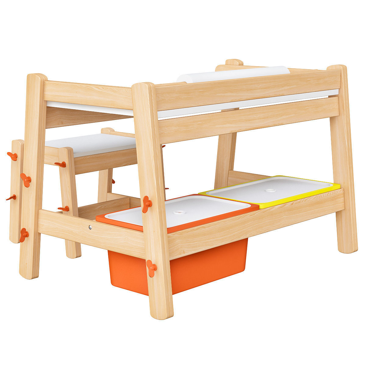 Flisat Children Desk 3D model | CGTrader