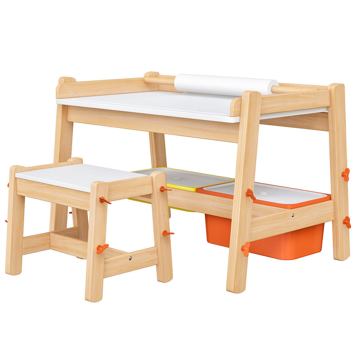 Flisat Children Desk 3D model | CGTrader