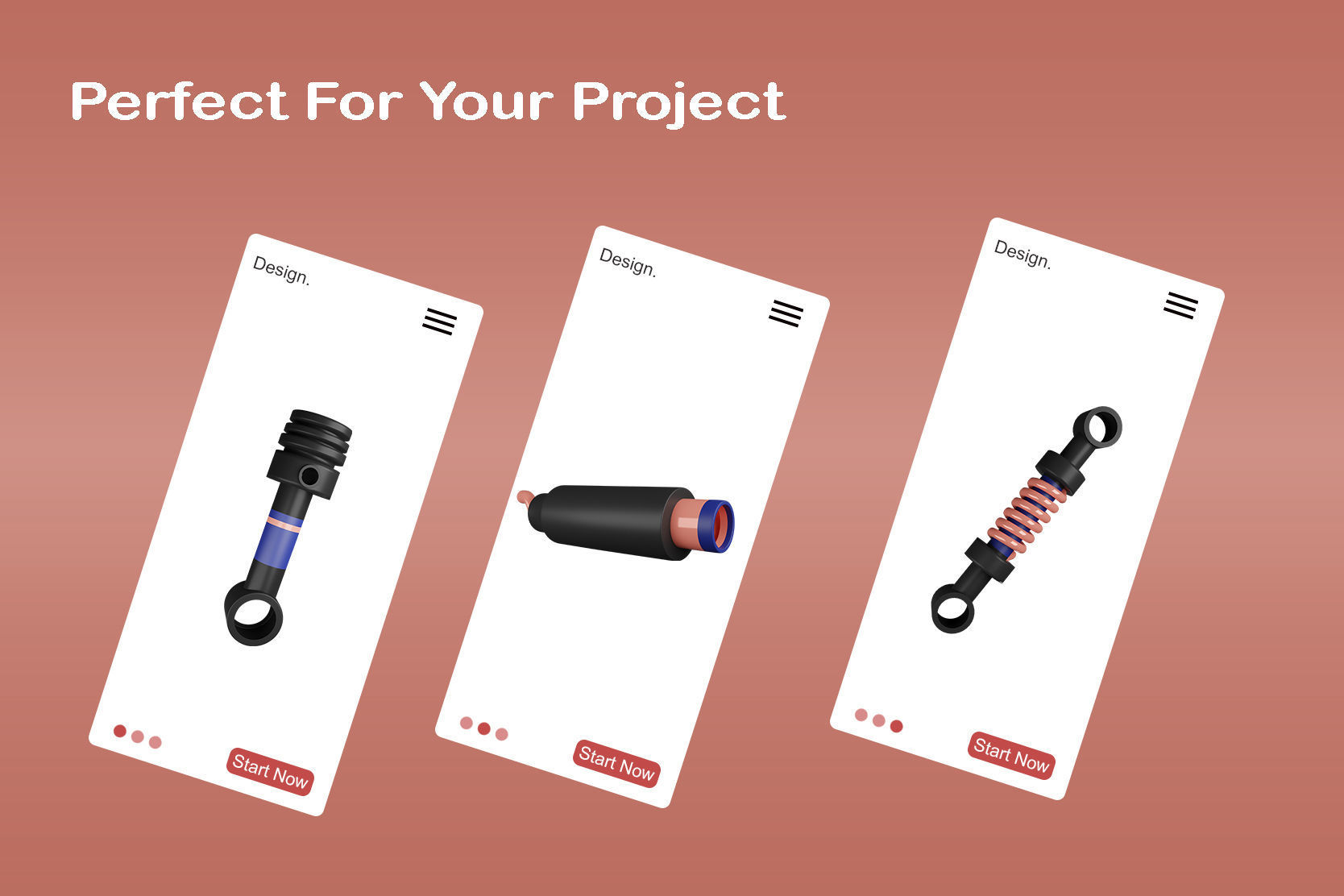 Mechanic Elements 3D icon bundle 3D model | CGTrader