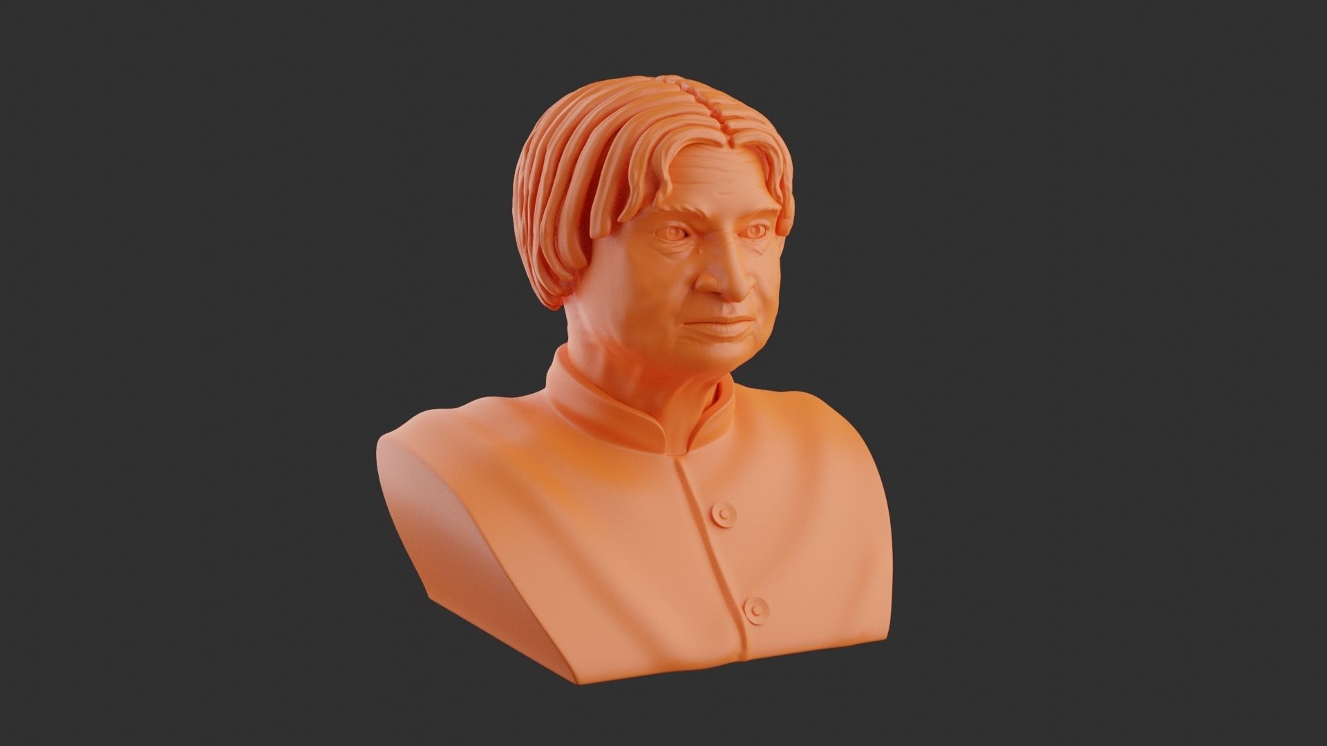 APJ Abdul Kalam 3D Bust 3D model 3D printable | CGTrader