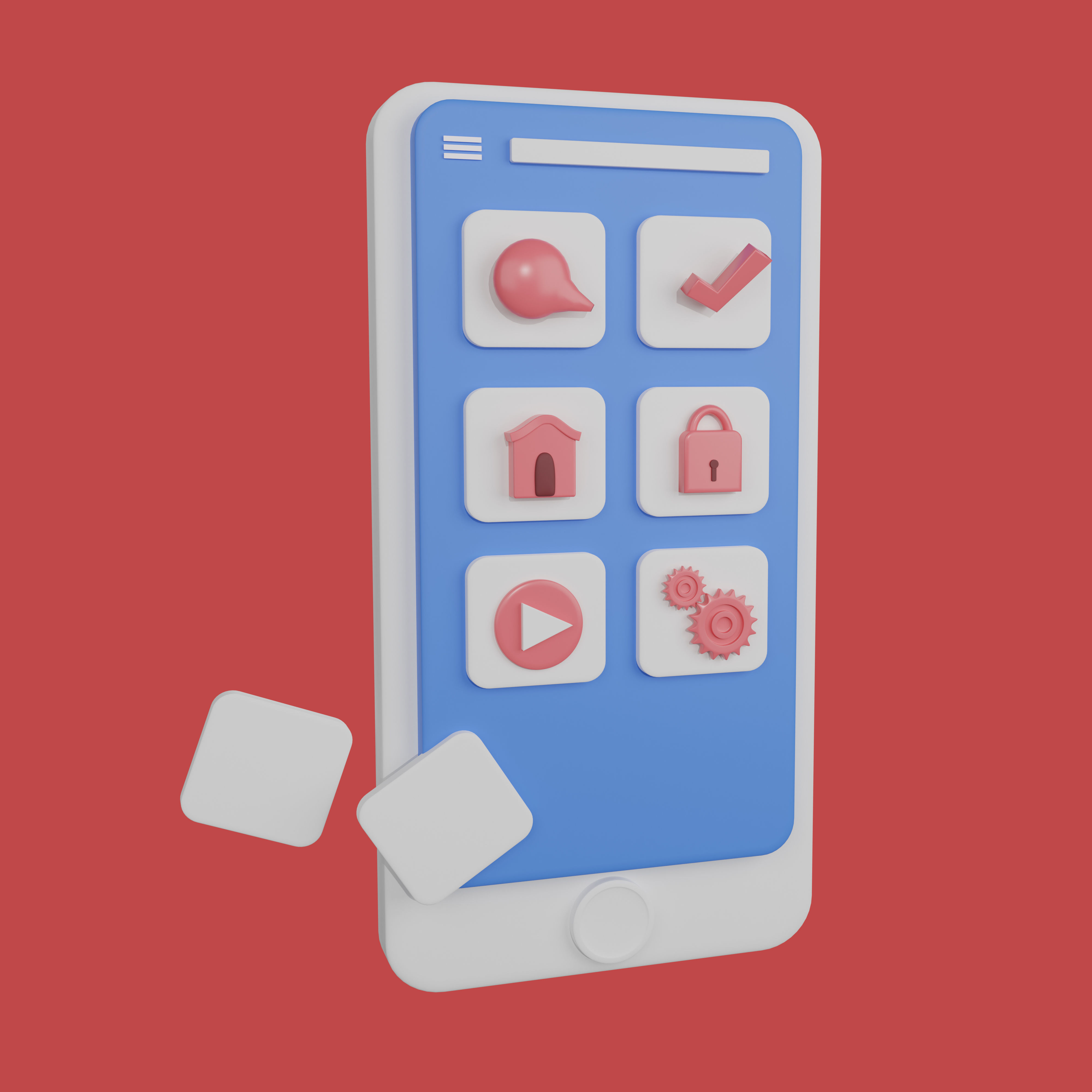 App Platflorm 3d icon 3D model | CGTrader