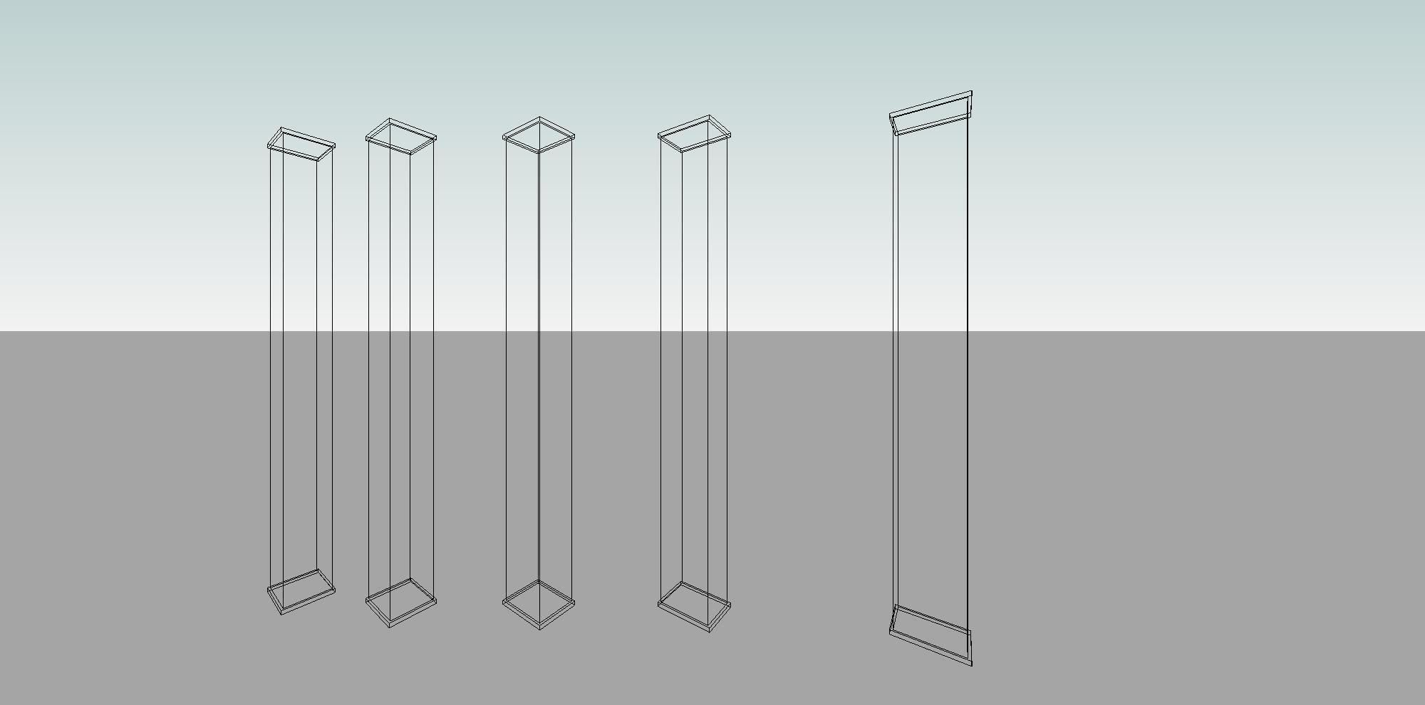 Interior Columns free 3D model 3D printable | CGTrader