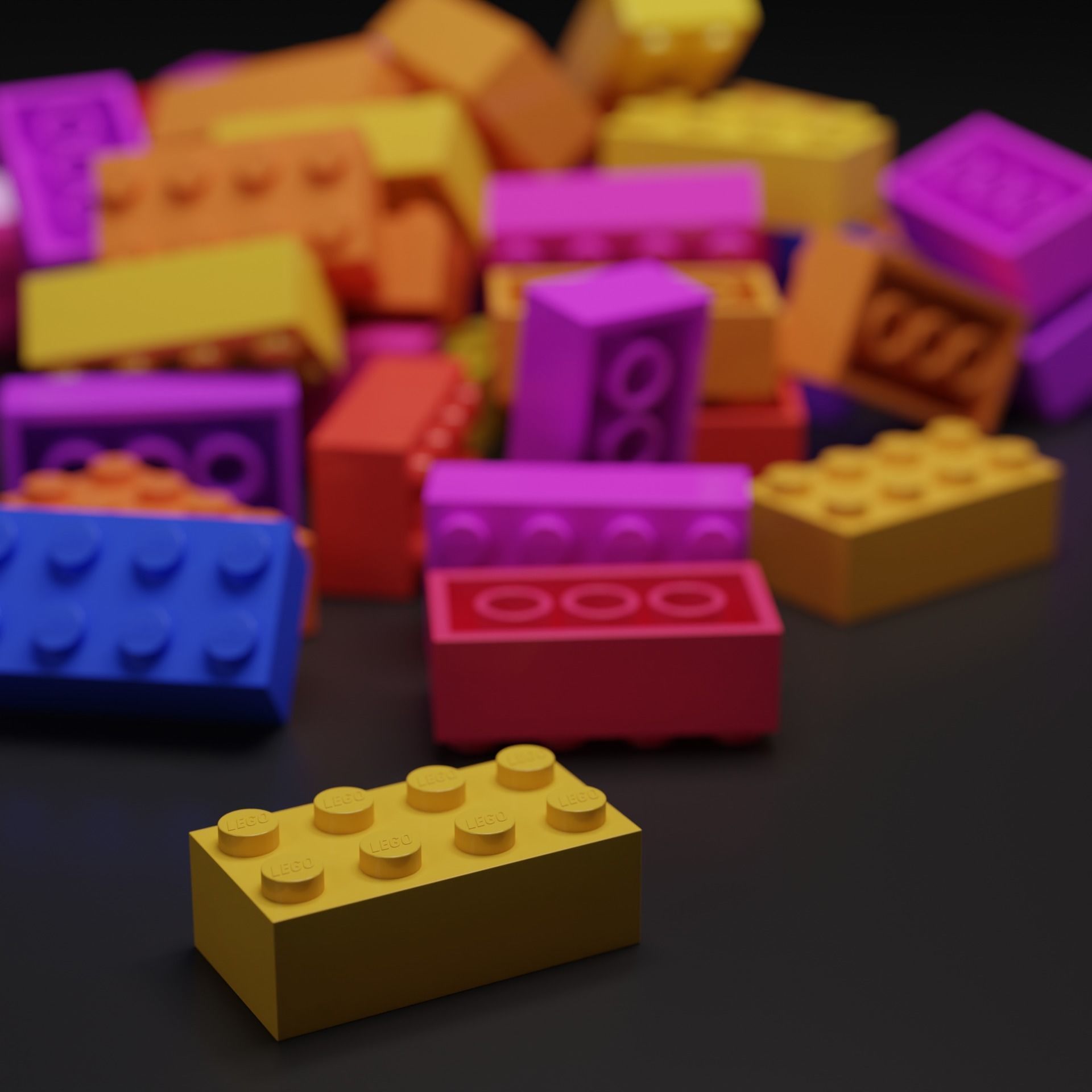 Lego Basic 3D model rigged | CGTrader