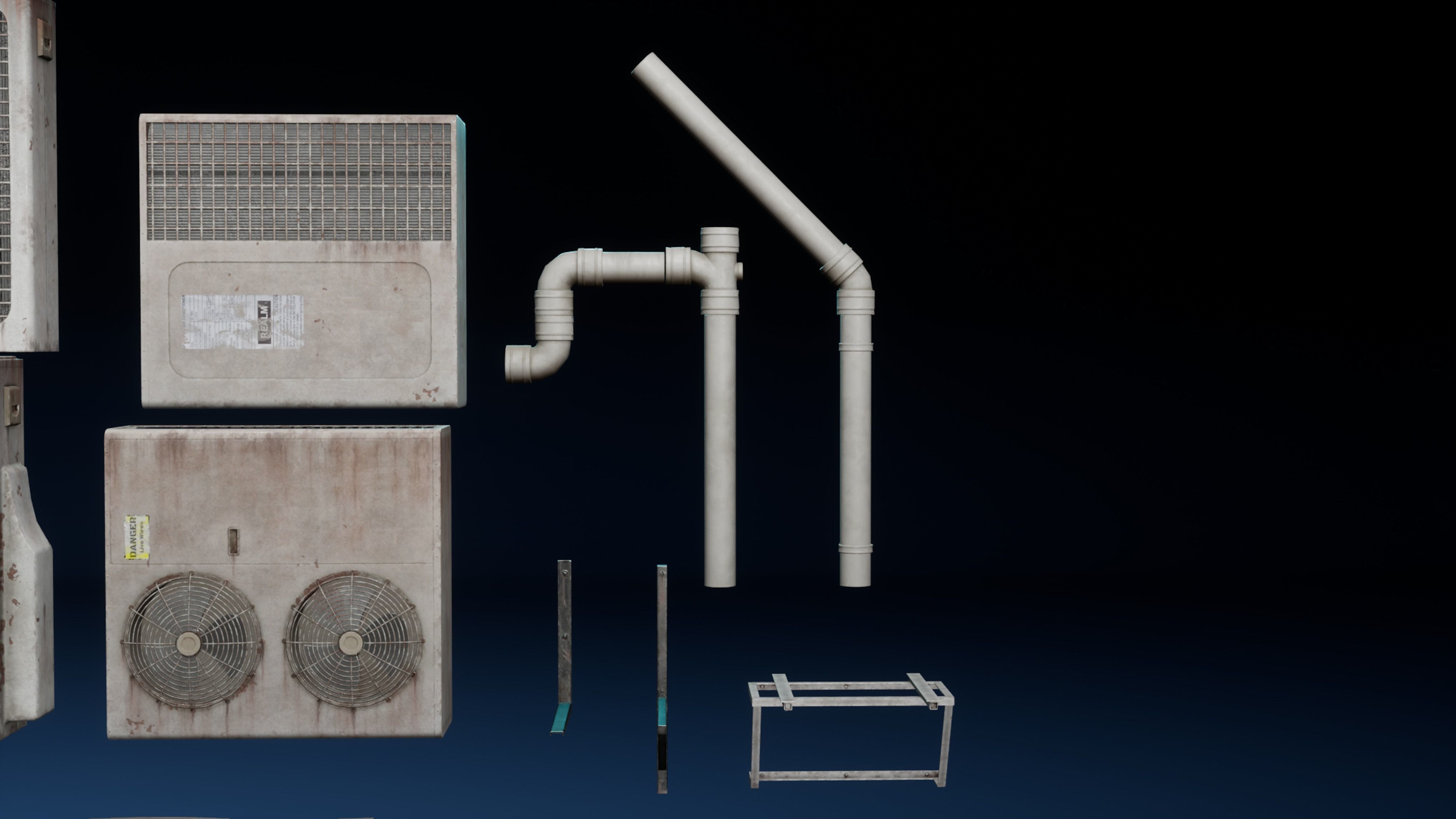 3D model City Building Props VR / AR / low-poly | CGTrader