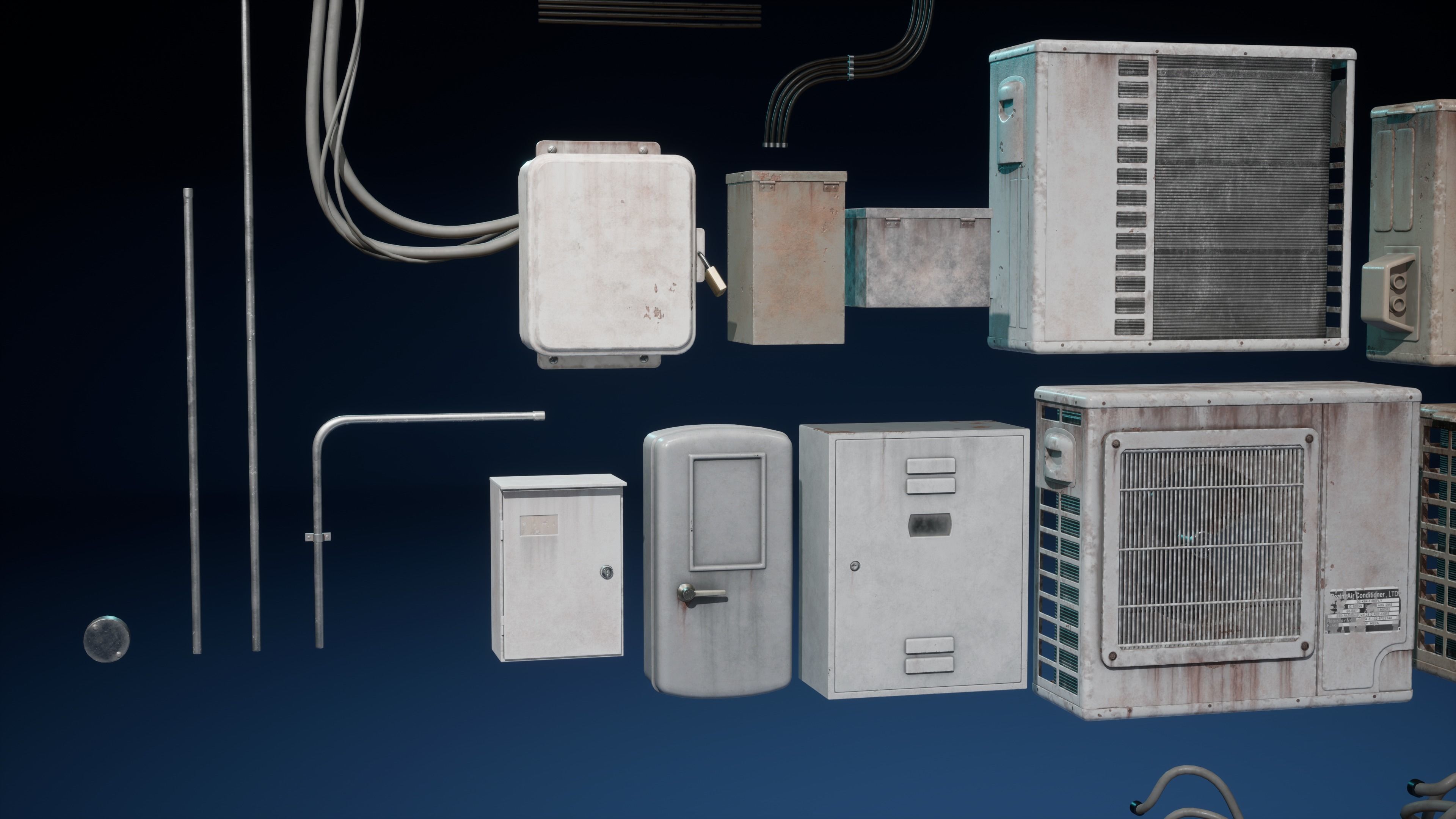 3D model City Building Props VR / AR / low-poly | CGTrader