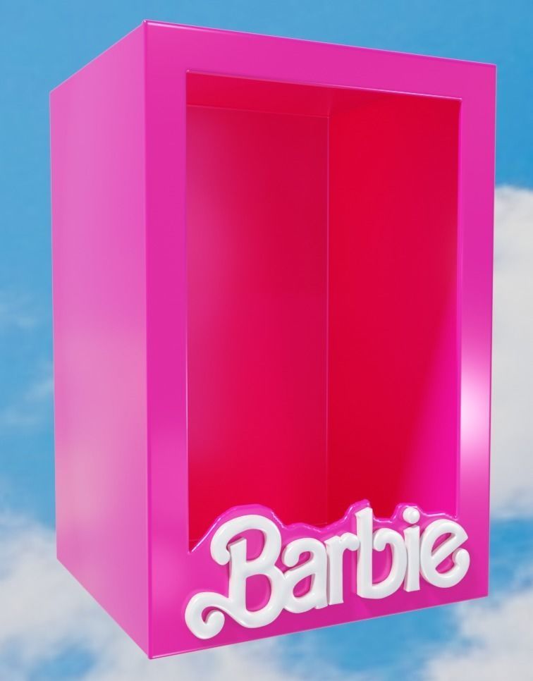 Barbie box and Lettering 3D Model 3D model | CGTrader