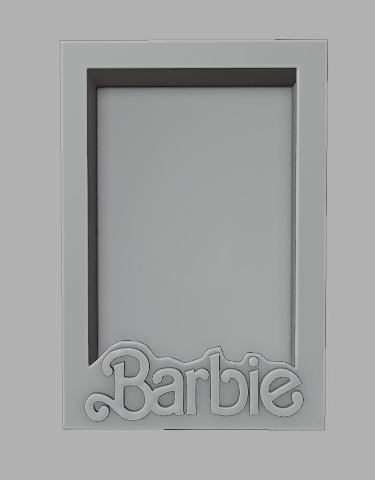 Barbie box and Lettering 3D Model 3D model | CGTrader